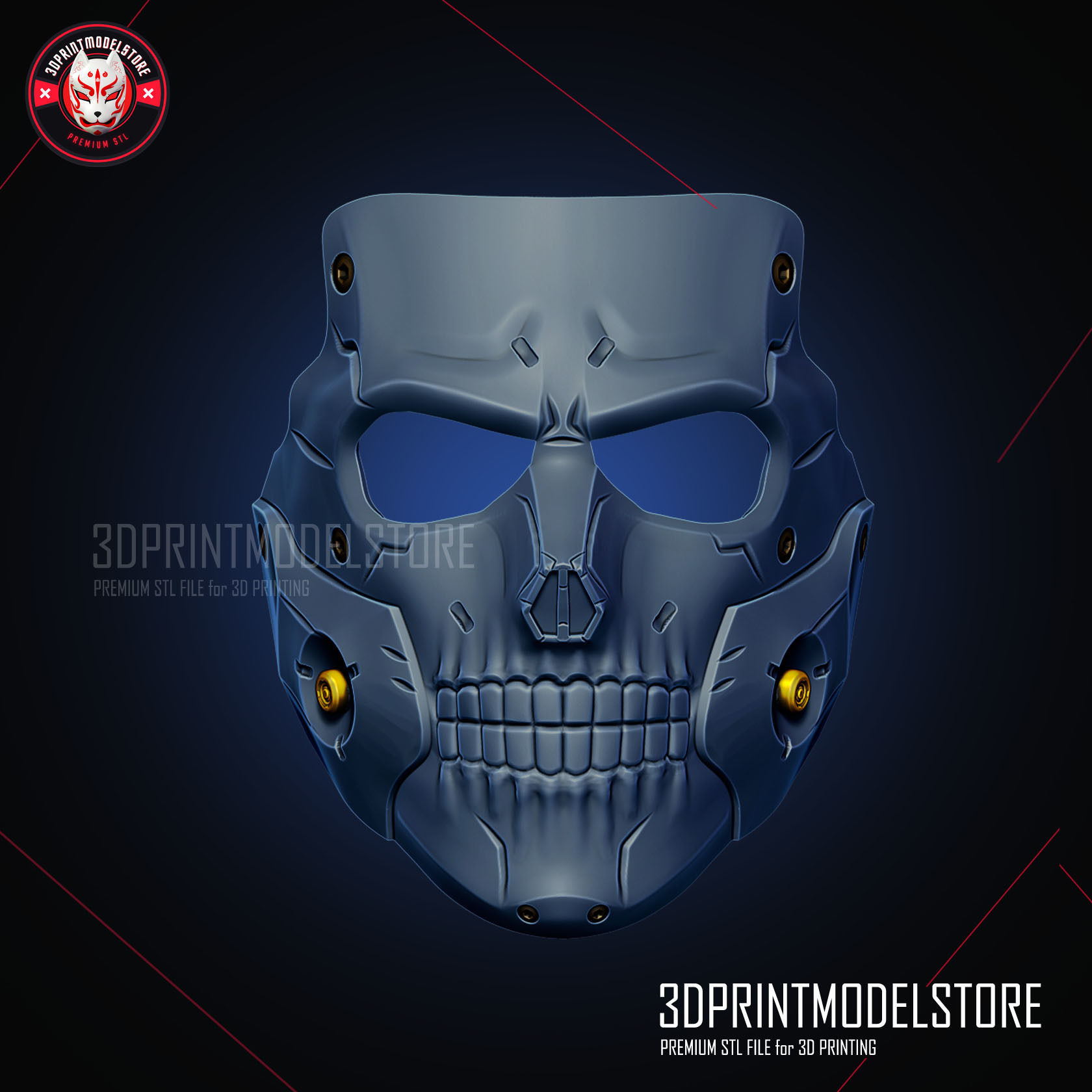 Die Hardman Mask - Death Stranding Cosplay 3D model 3D printable | CGTrader