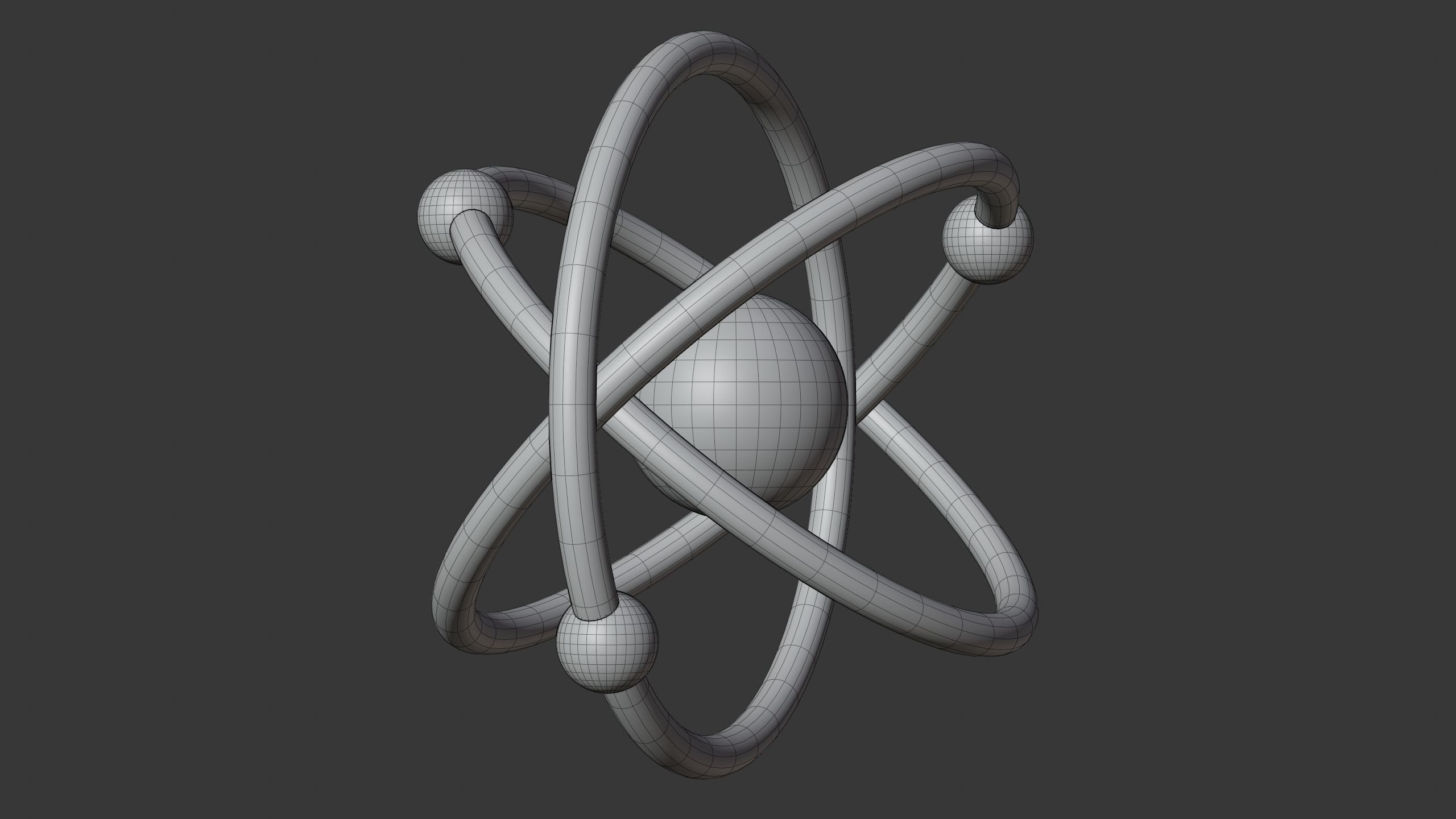 Atomic Structure 3d Icon 3d Model Cgtrader
