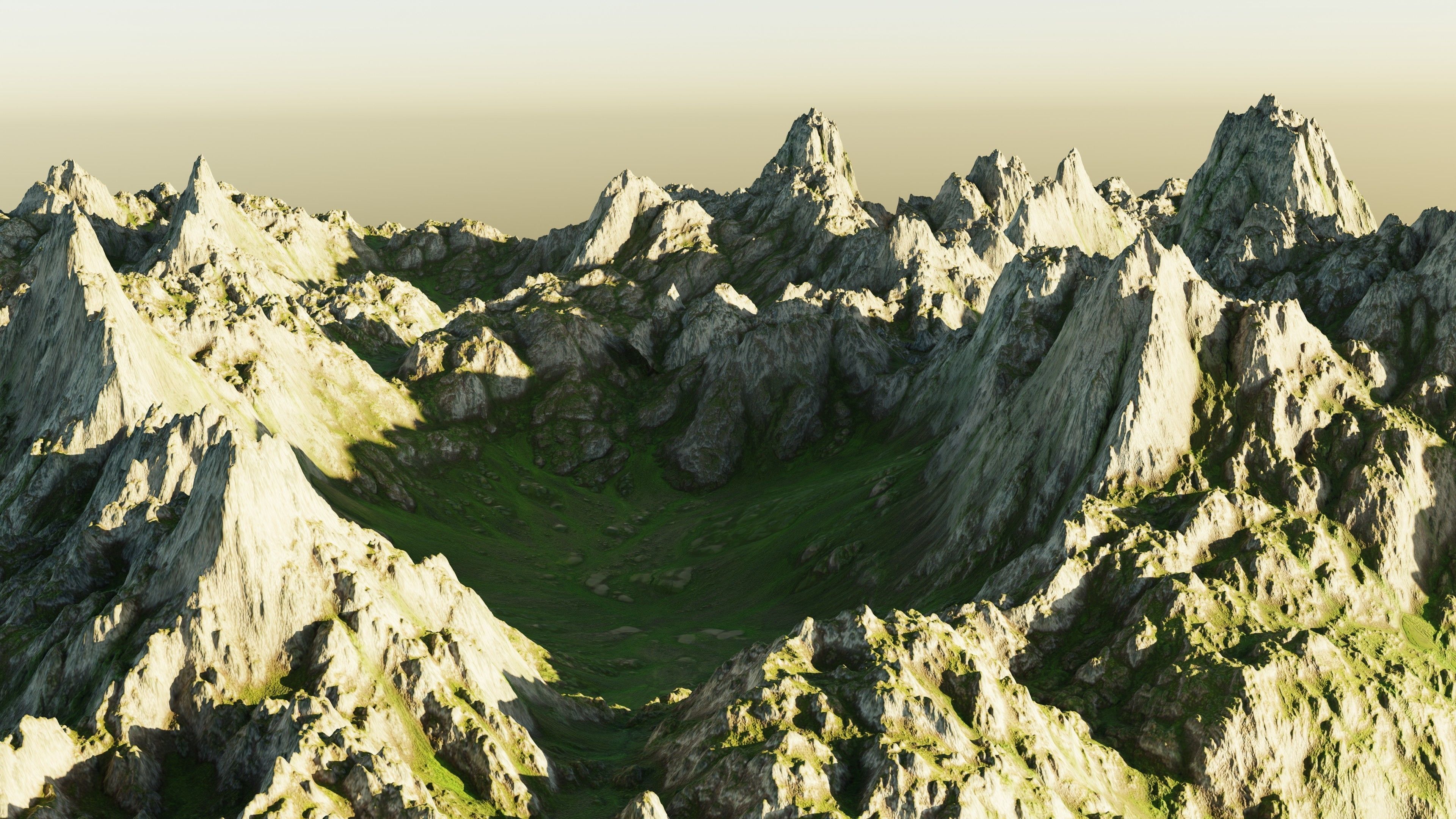 Lush Valley Terrain 3D model | CGTrader