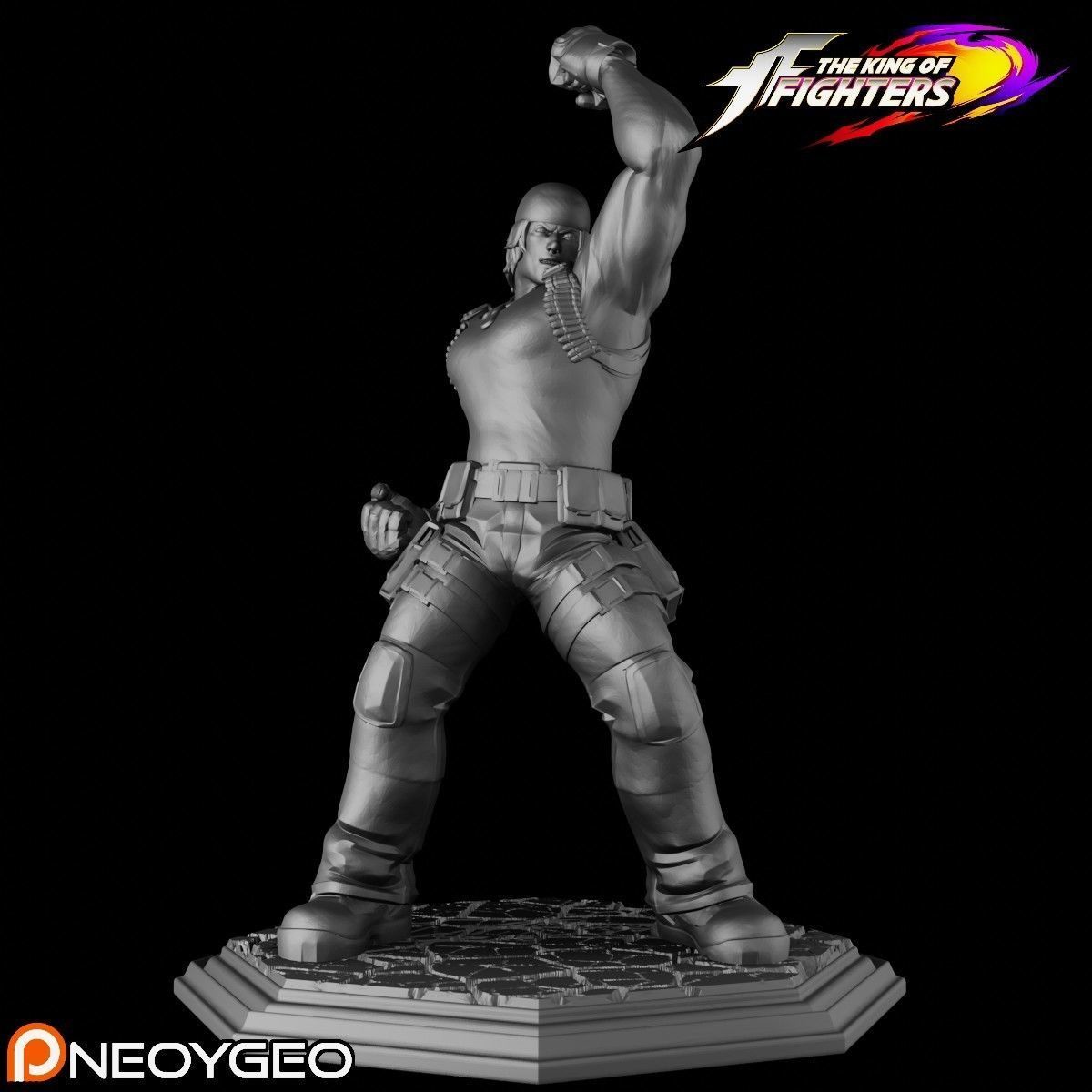 RALF JONES - THE KING OF FIGHTERS 3D model 3D printable | CGTrader
