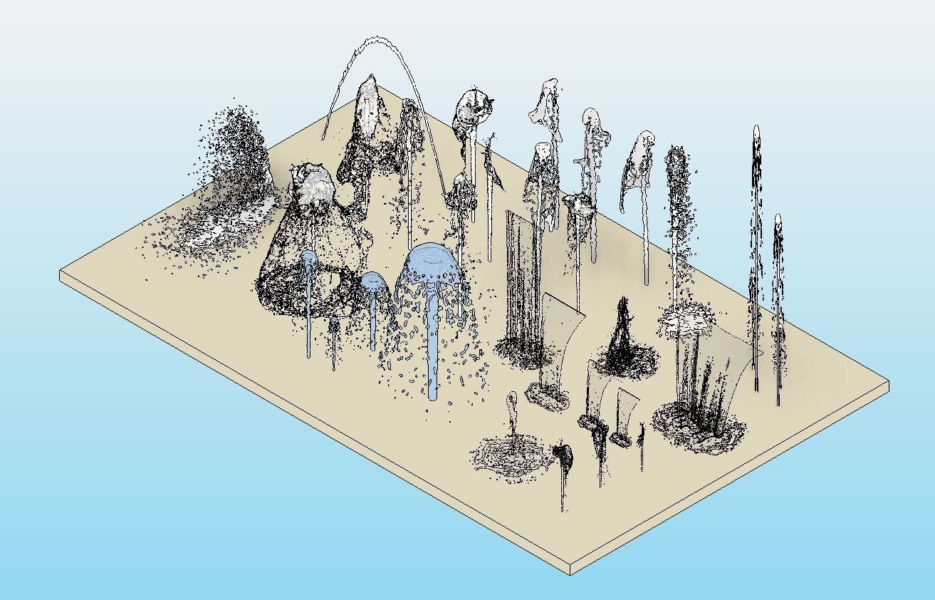 FUENTE DE AGUA REVIT RFA - WATER SOURCE RFA REVIT 3D model | CGTrader