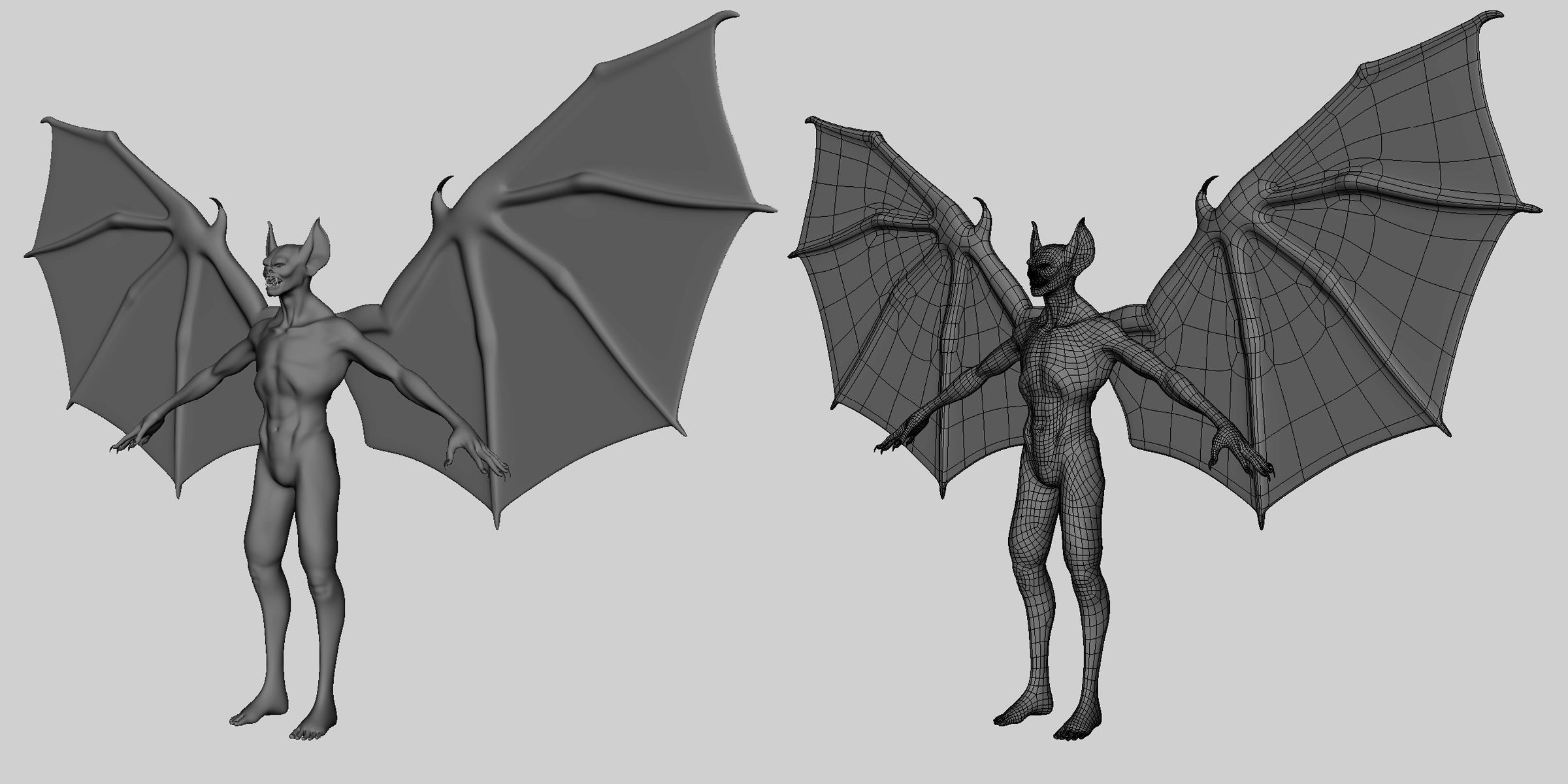3D model Vampire Basemesh VR / AR / low-poly | CGTrader