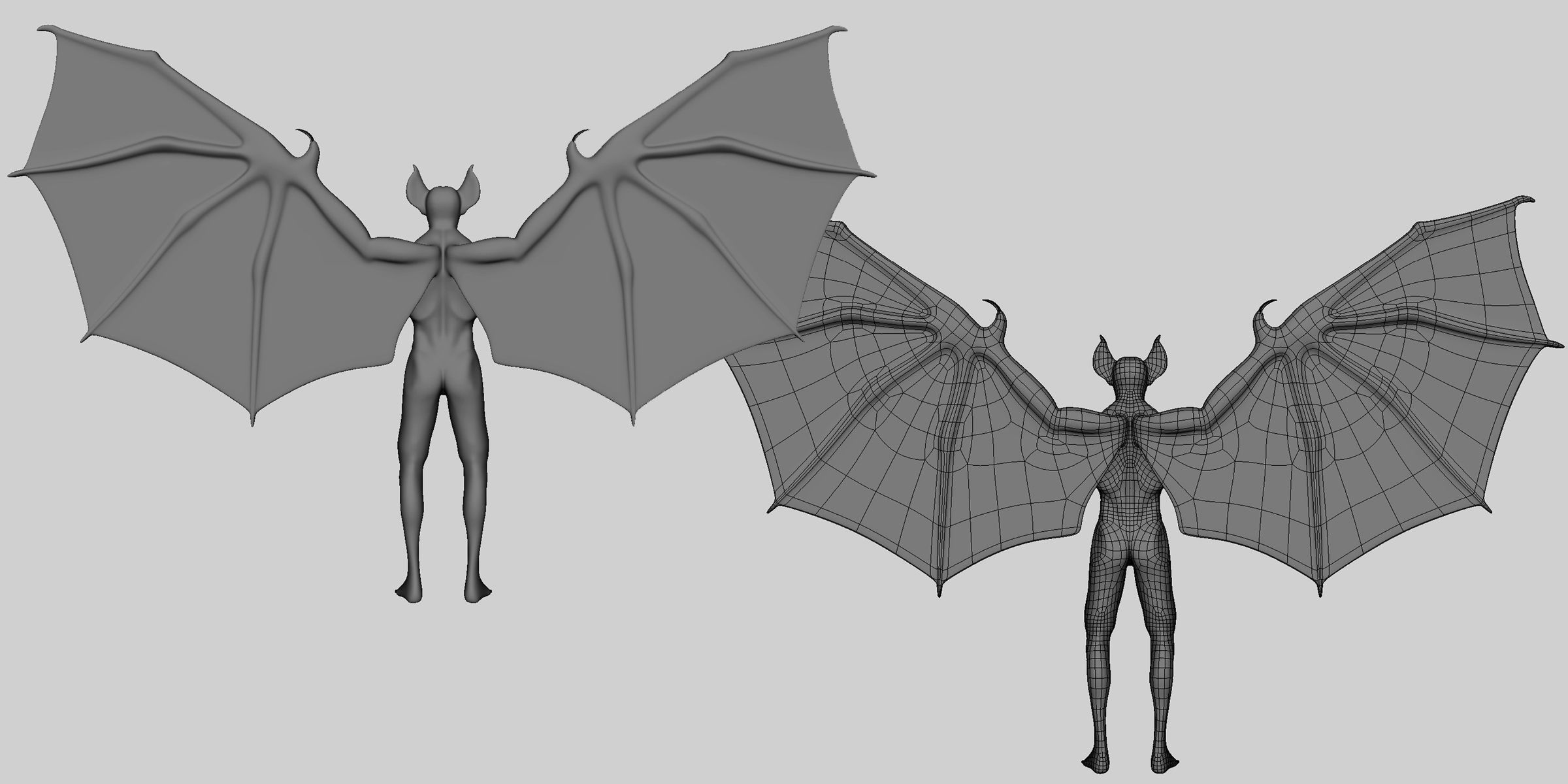 3D model Vampire Basemesh VR / AR / low-poly | CGTrader