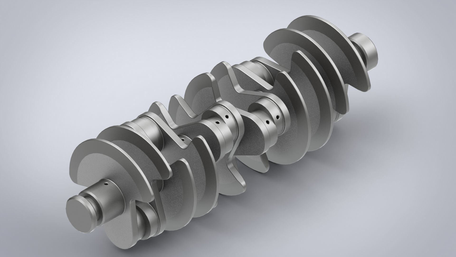 w12 engine crankshaft 3d model 3D model | CGTrader