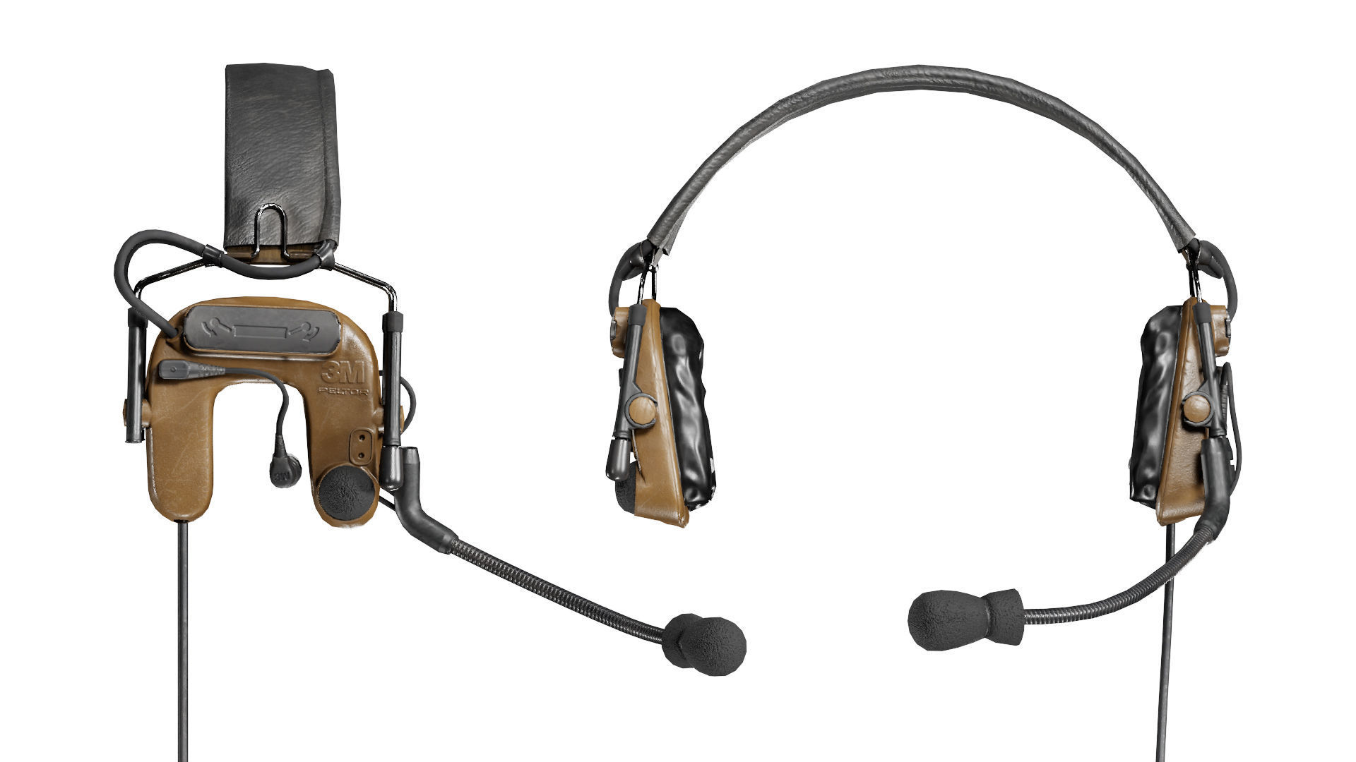 3D model 3M PELTOR COMTAC IV HEADSET VR / AR / low-poly | CGTrader