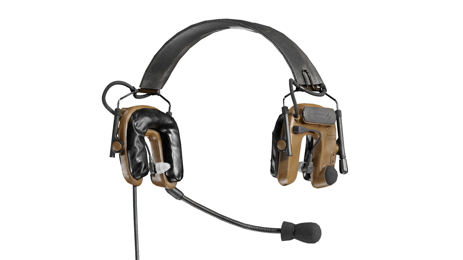 3D model 3M PELTOR COMTAC IV HEADSET VR / AR / low-poly | CGTrader