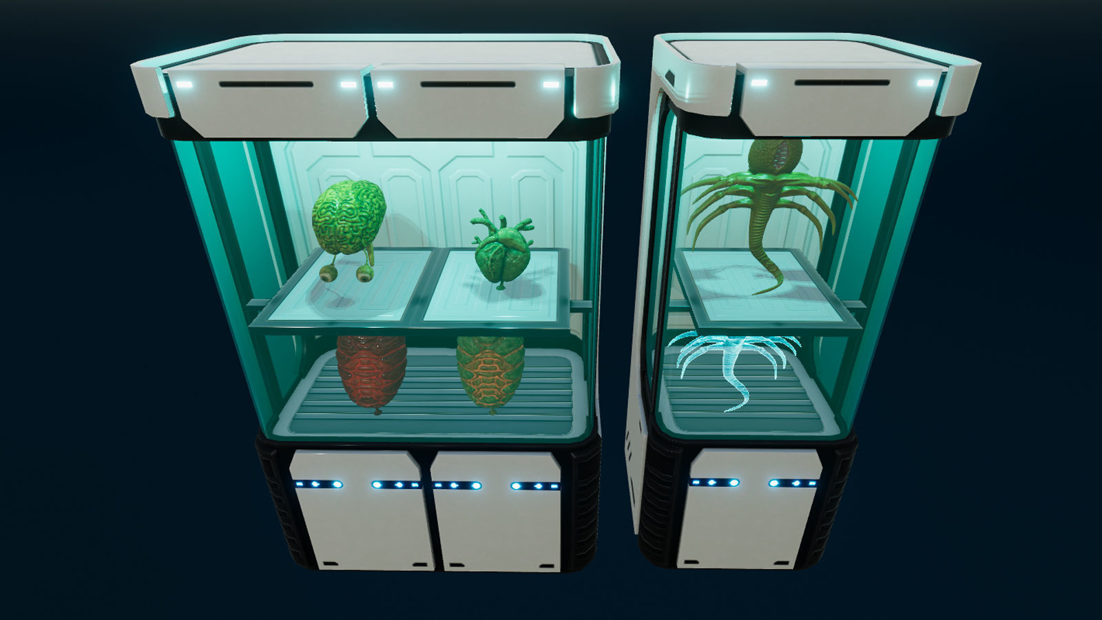 3D model Sci Fi Laboratory Props VR / AR / low-poly | CGTrader