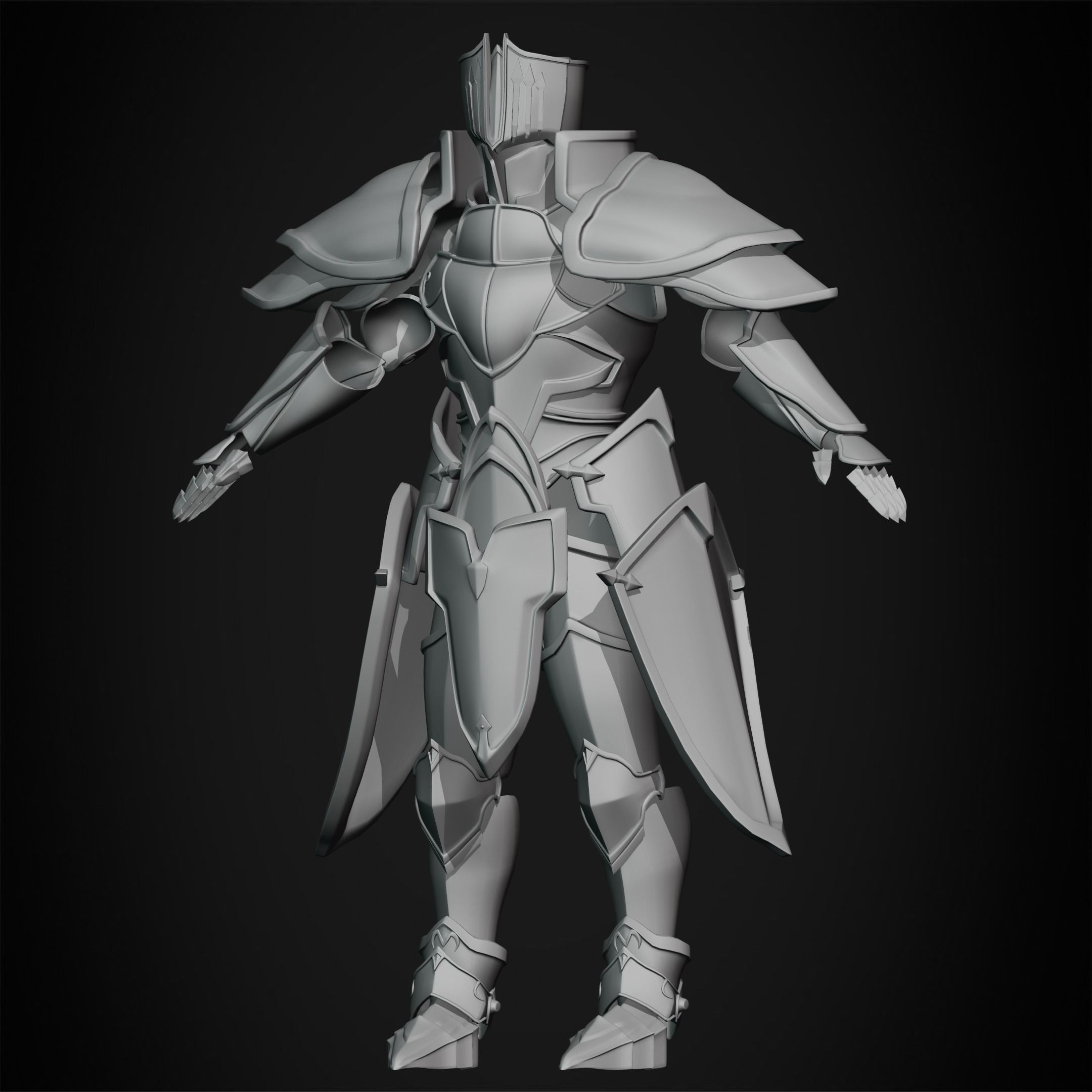 Fire Emblem Black Knight Helmet and Armor for Cosplay 3D Model ...