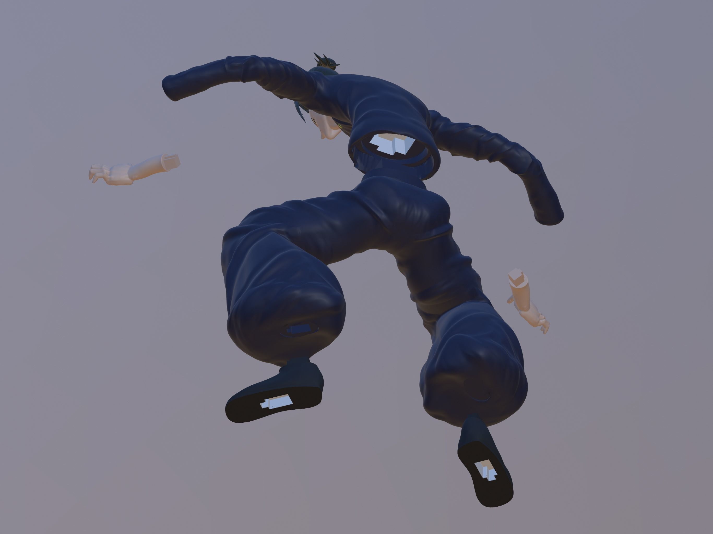 JUJUTSU KAISEN GETO SUGURU DRAGON DIORAMA 3D PRINT MODEL FIGURE 3D ...