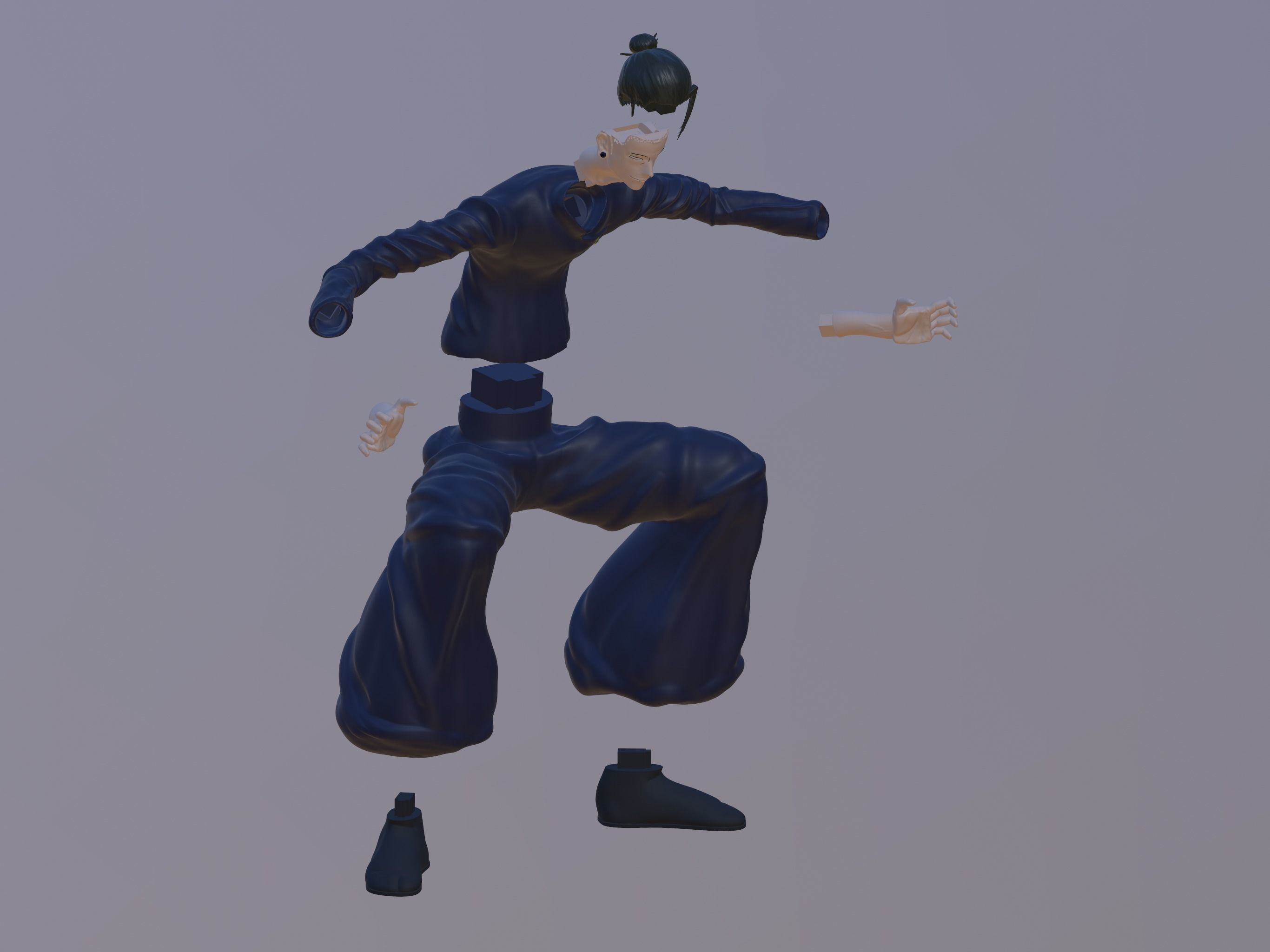 JUJUTSU KAISEN GETO SUGURU DRAGON DIORAMA 3D PRINT MODEL FIGURE 3D ...