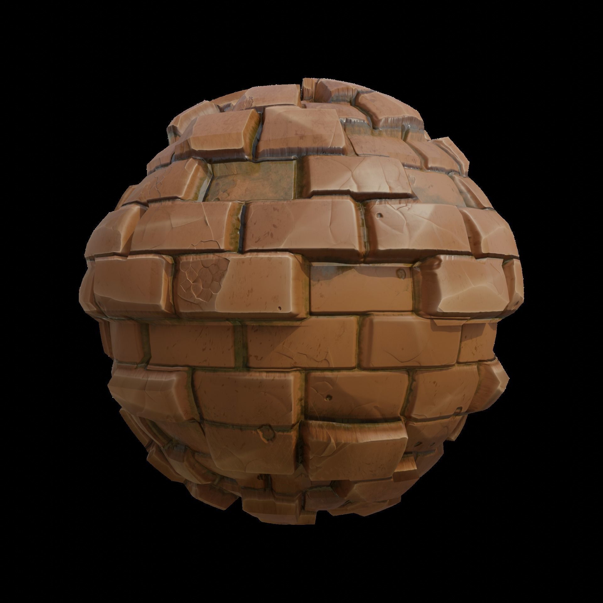 Texture Stylized Brick Wall 01 VR / AR / low-poly | CGTrader