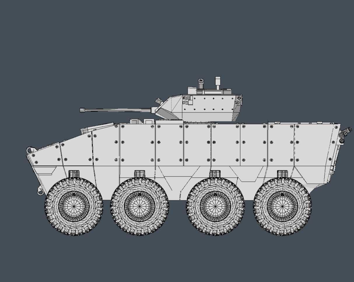 IFV VBCI 8X8 France army 3D MODELS FOR 3D PRINT 3D model 3D printable ...
