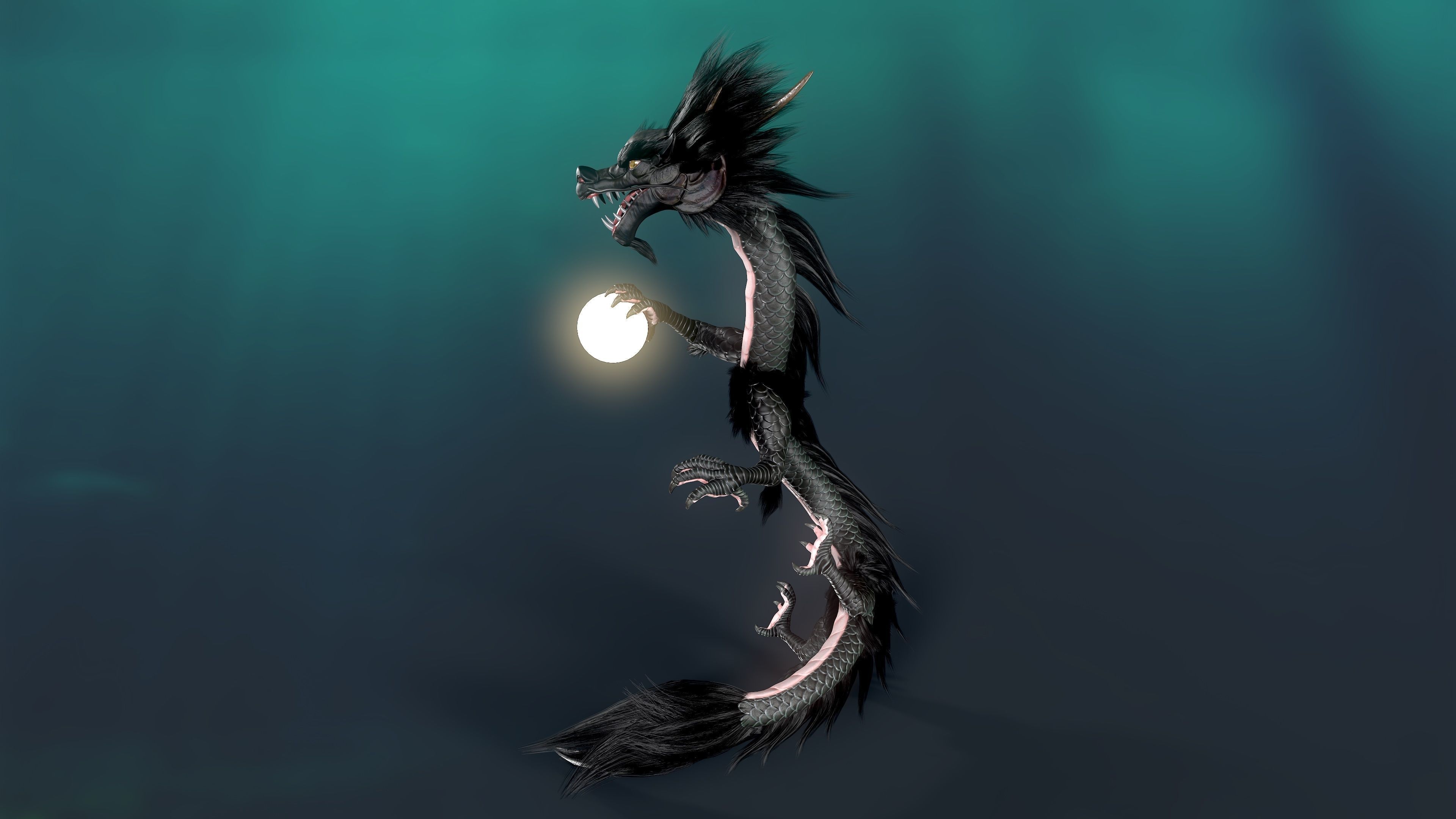3D model Chinese dragon loong VR / AR / low-poly rigged animated | CGTrader