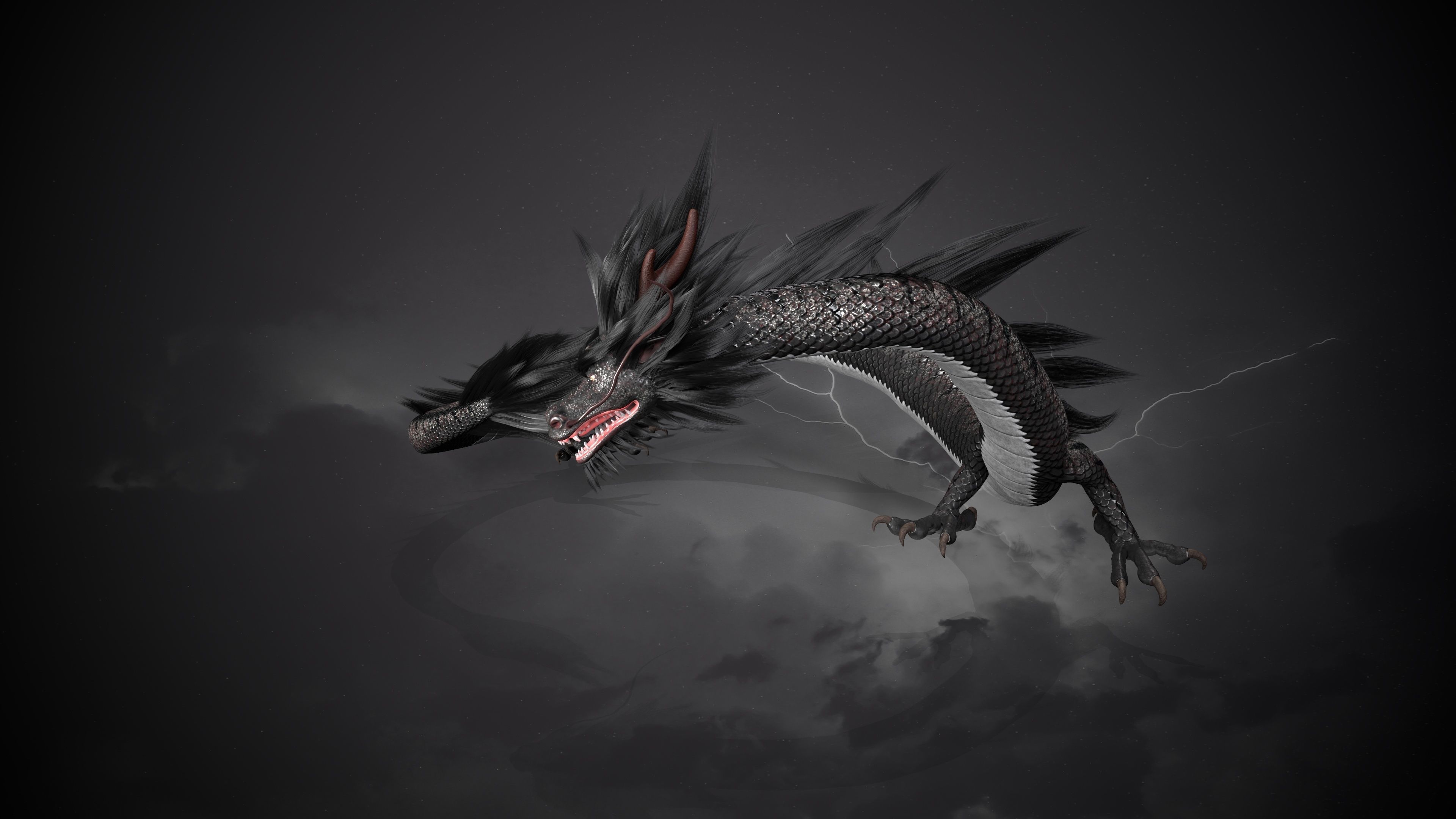 3D model Chinese dragon loong VR / AR / low-poly rigged animated | CGTrader