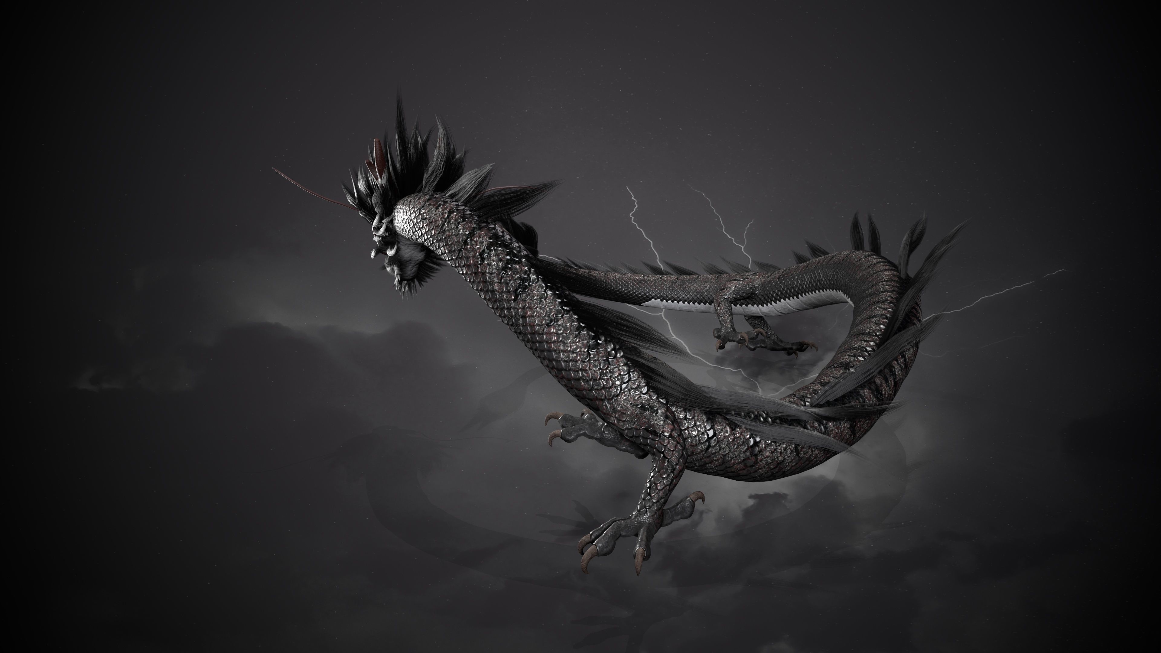3D model Chinese dragon loong VR / AR / low-poly rigged animated | CGTrader
