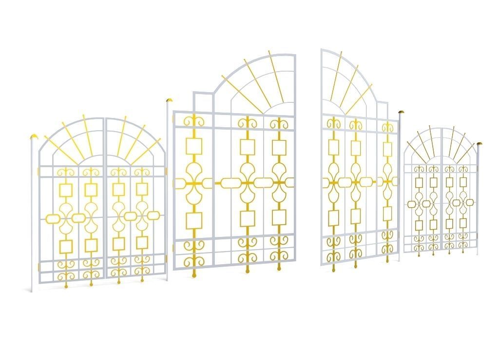 extrior gate 3D model | CGTrader