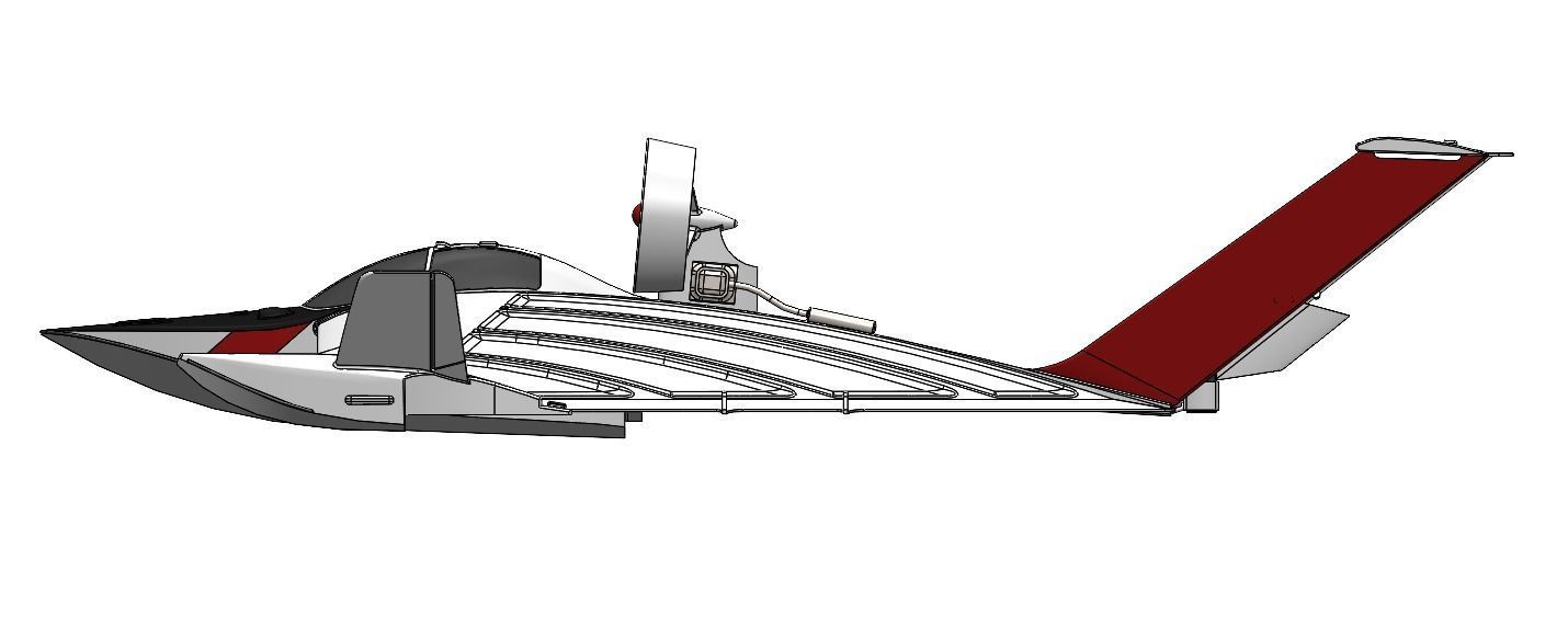 Airfish 3 WIG boat Ekranoplan 3D model 3D printable | CGTrader