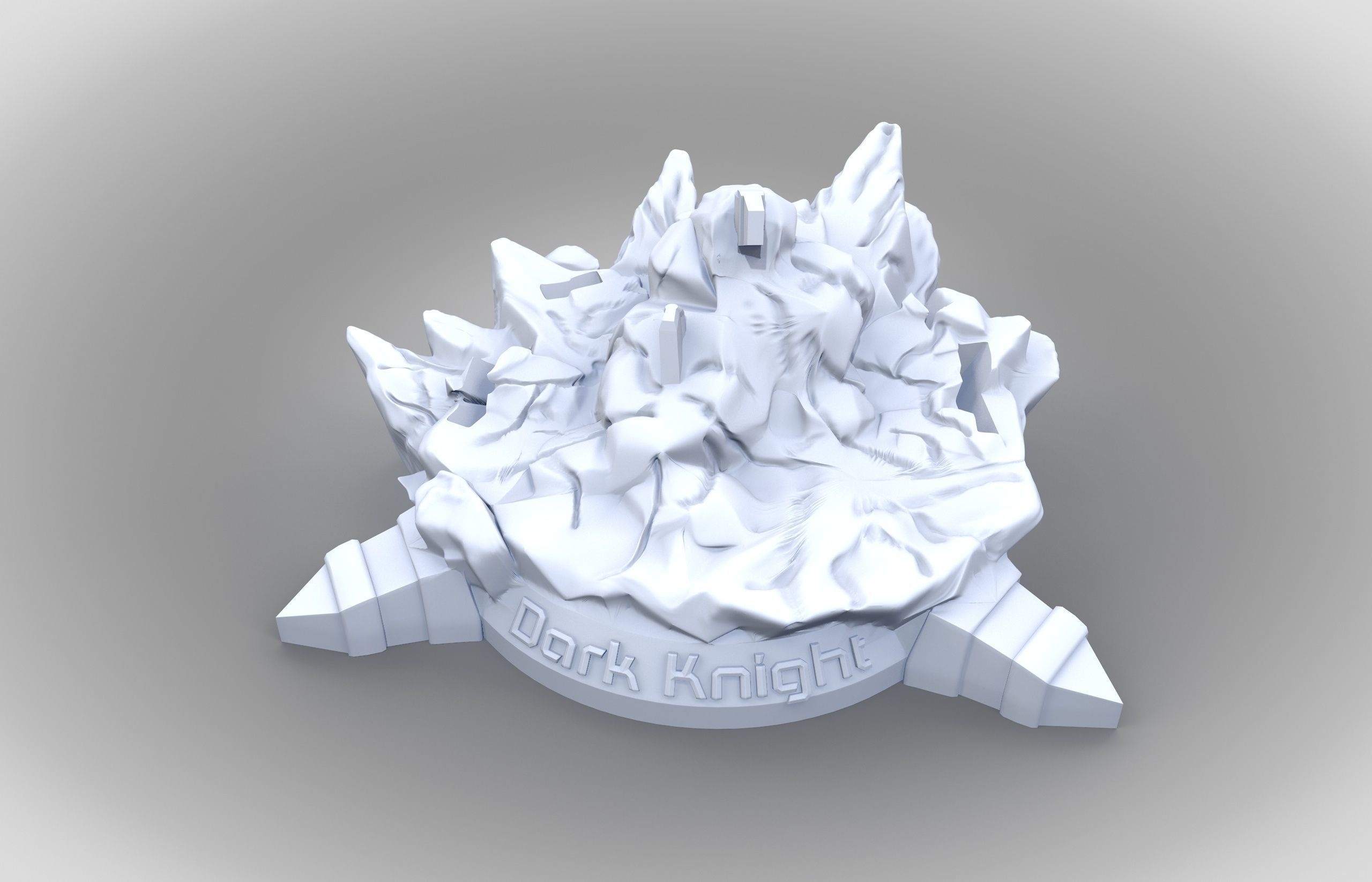 Dark knight Mu-online - red dragon armor set 3D model 3D printable ...