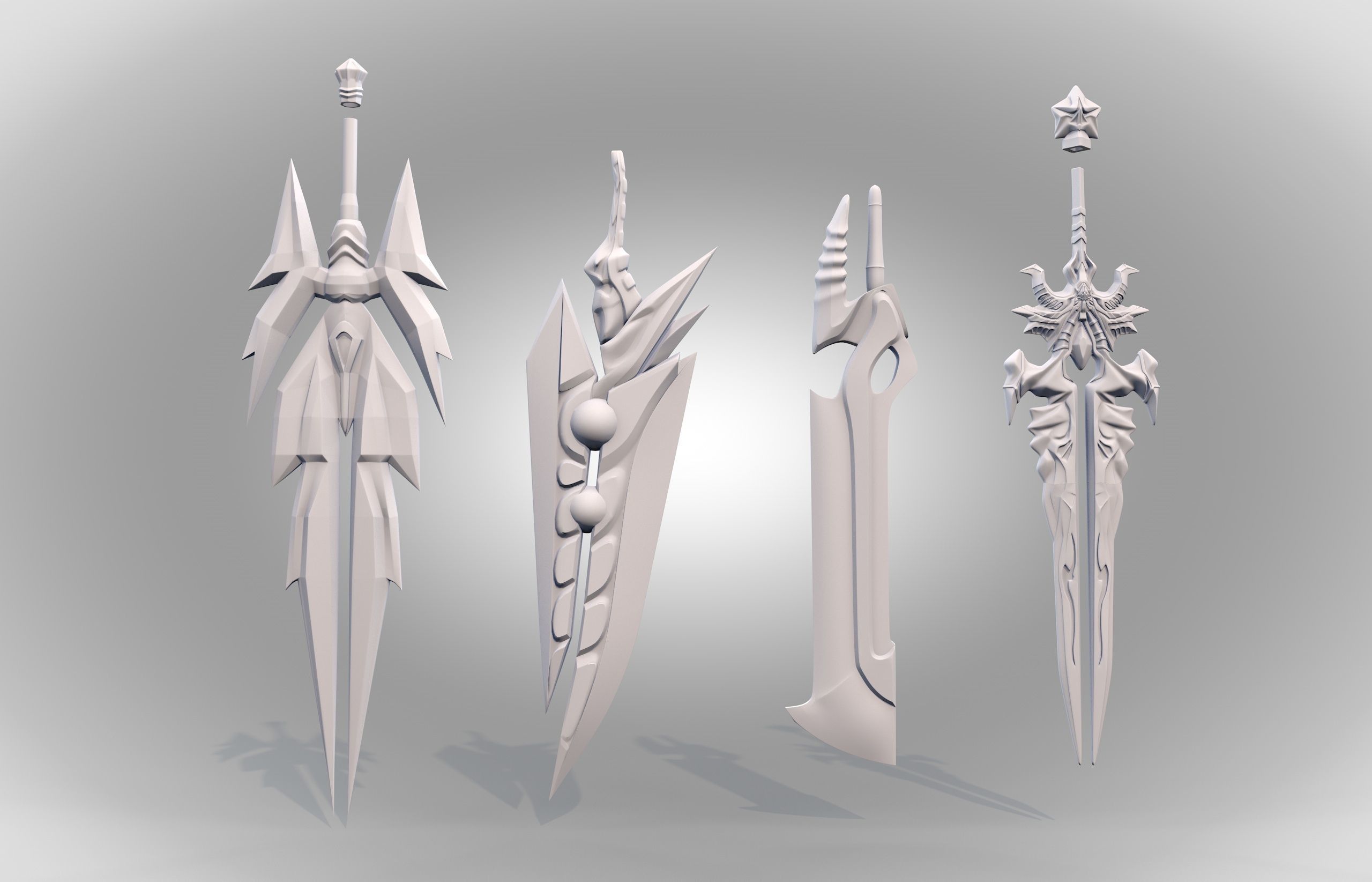 Dark knight Mu-online - red dragon armor set 3D model 3D printable ...