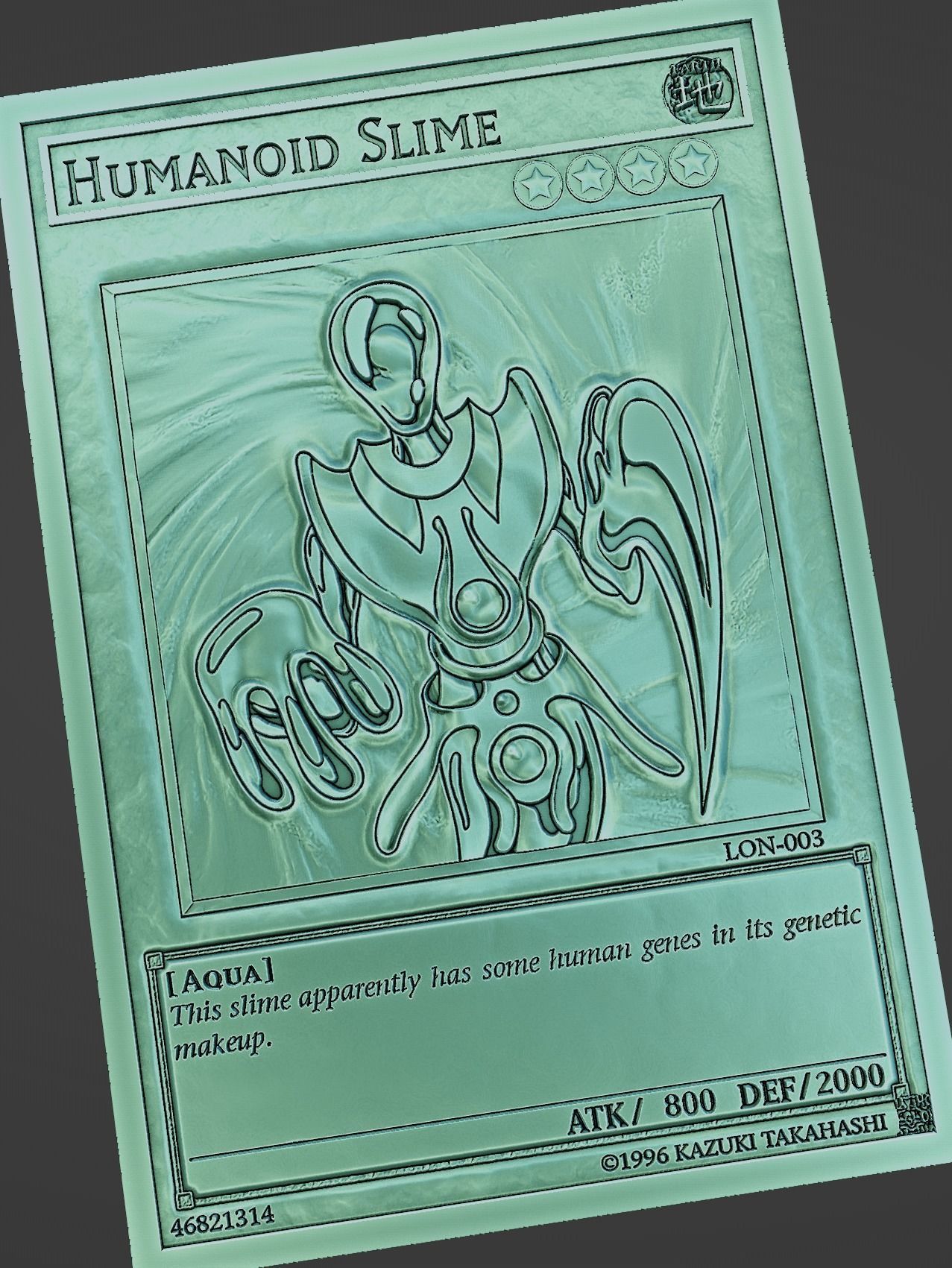 HUMANOID SLIME - YU-GI-OH free 3D model 3D printable | CGTrader