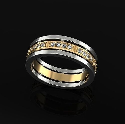 Man ring Model 5482 3D model 3D printable | CGTrader