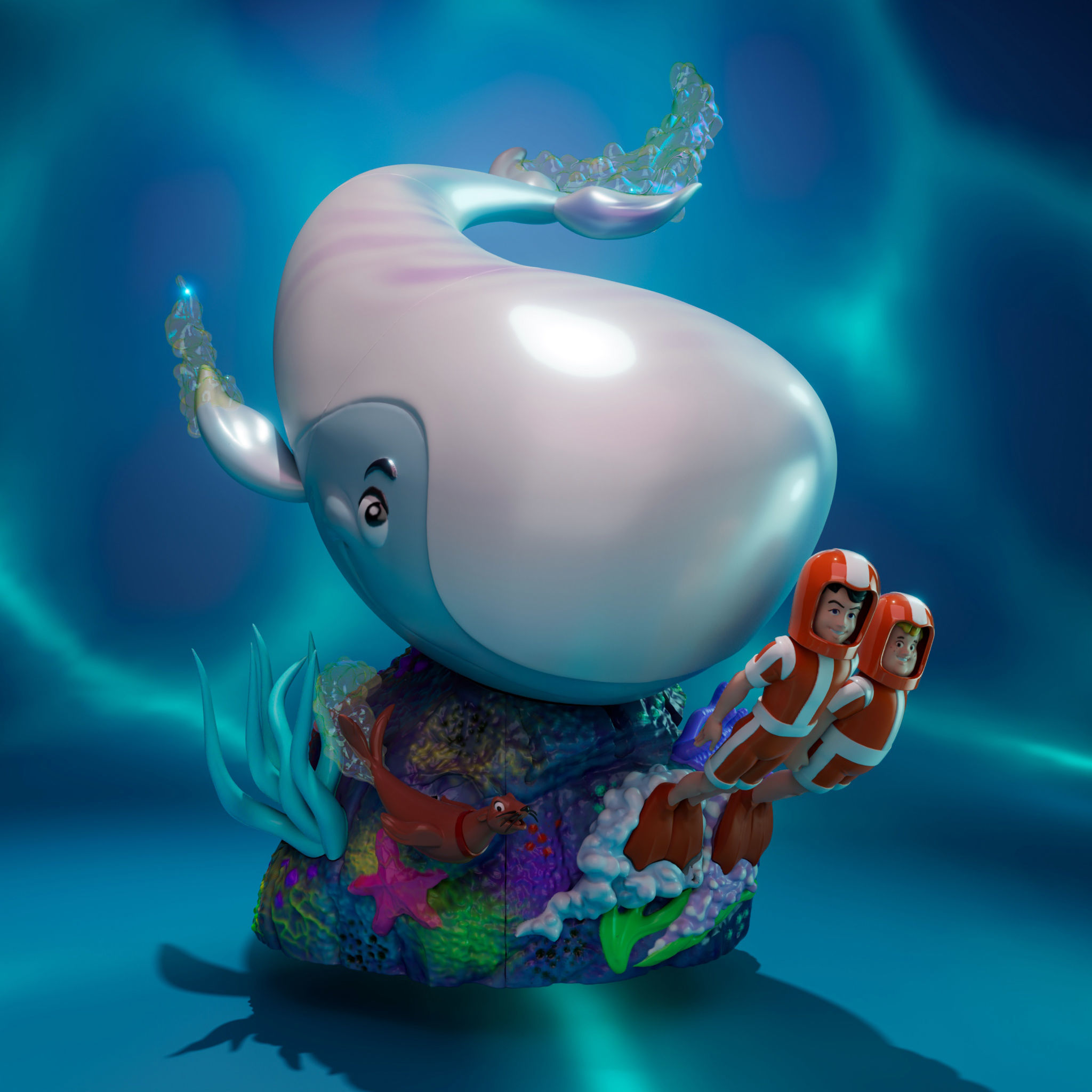 Moby Dick HB 3D model 3D printable | CGTrader