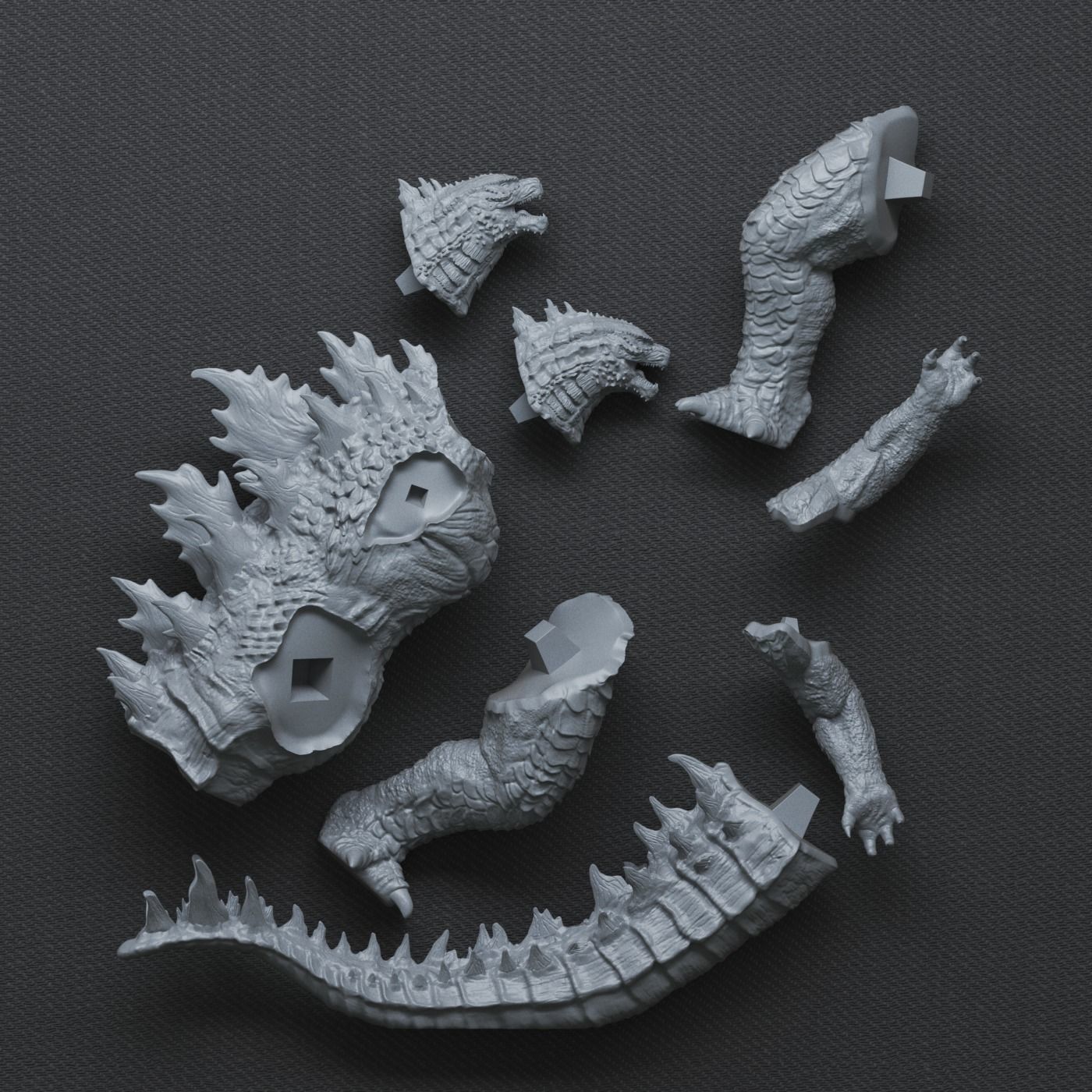 GODZILLA EVOLVED -NEW EMPIRE- 3D model 3D printable | CGTrader