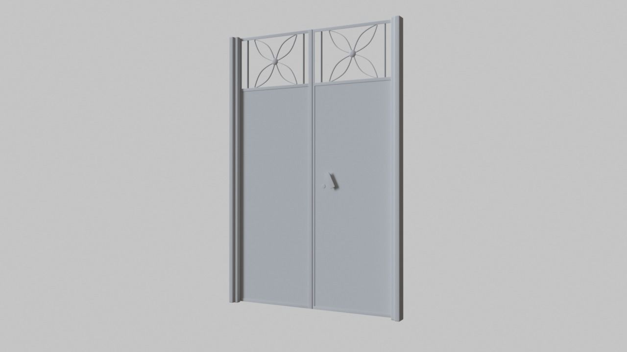 Old Iraqi door 3D model | CGTrader