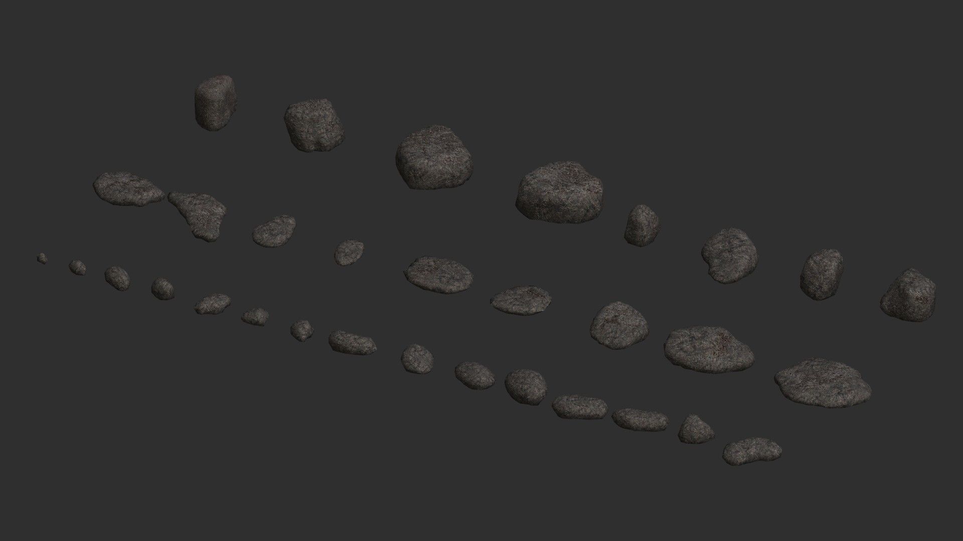Assorted Rocks - Base free VR / AR / low-poly 3D model | CGTrader