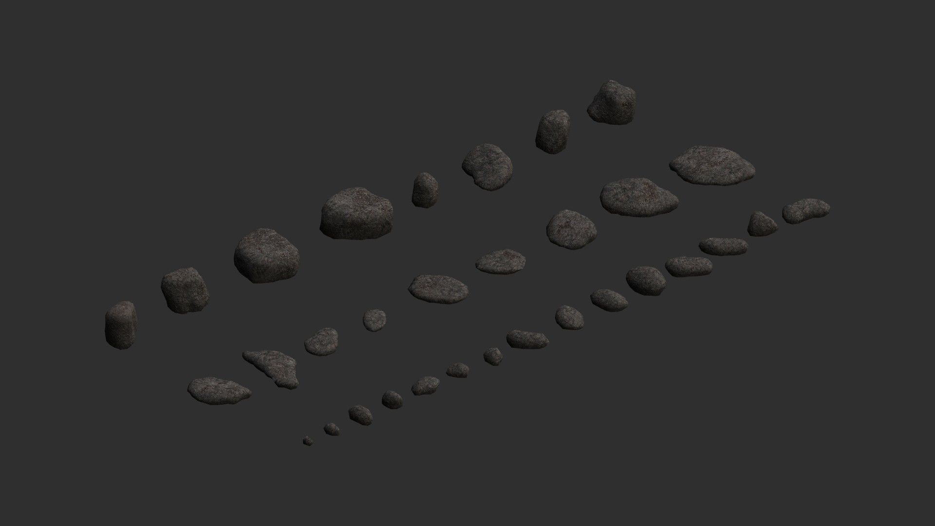 Assorted Rocks - Base free VR / AR / low-poly 3D model | CGTrader
