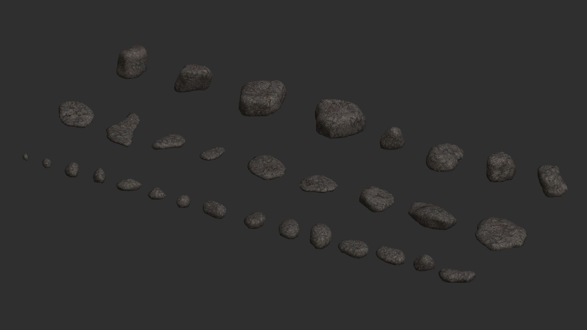 Assorted Rocks - Base free VR / AR / low-poly 3D model | CGTrader