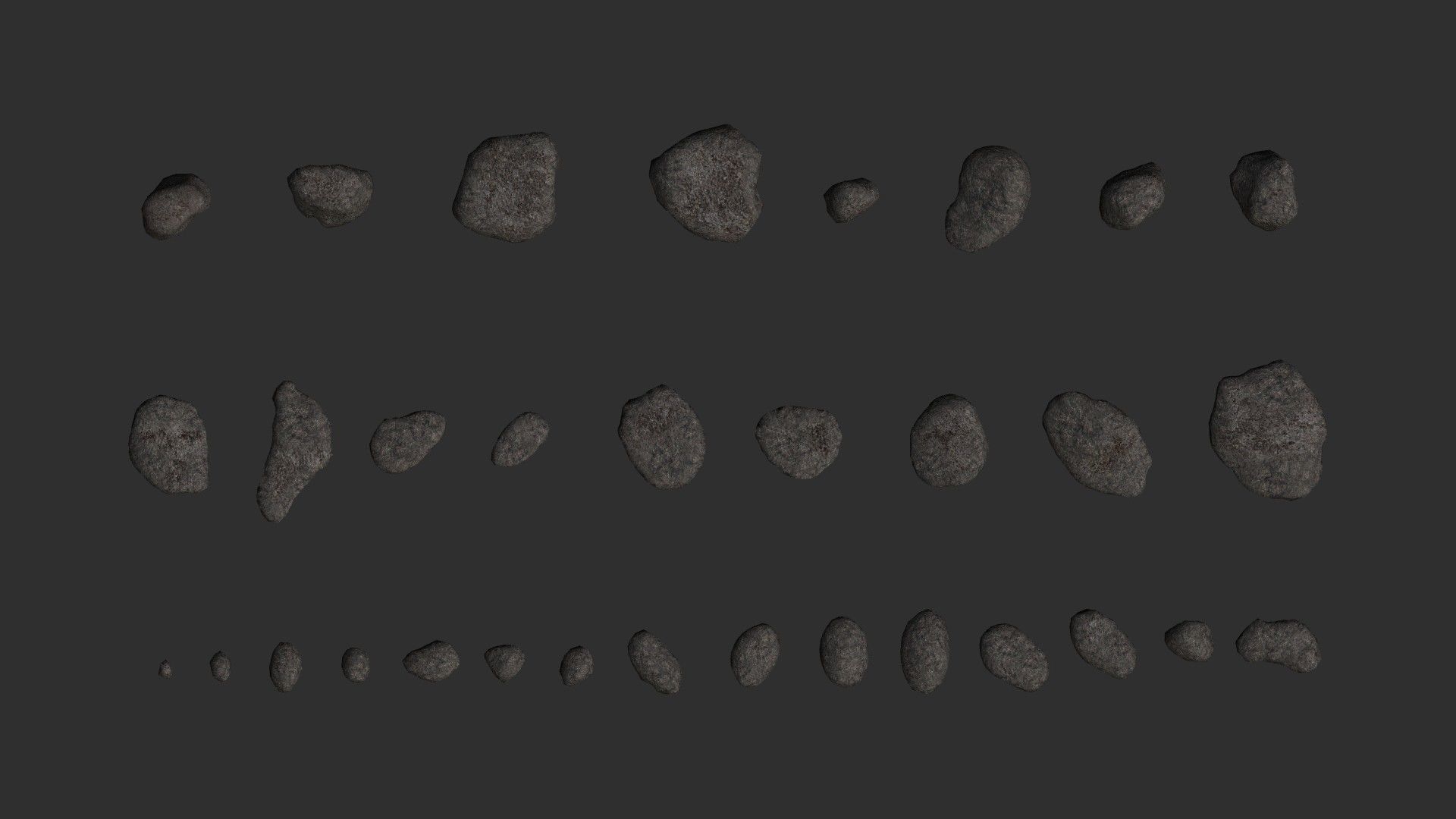 Assorted Rocks - Base free VR / AR / low-poly 3D model | CGTrader