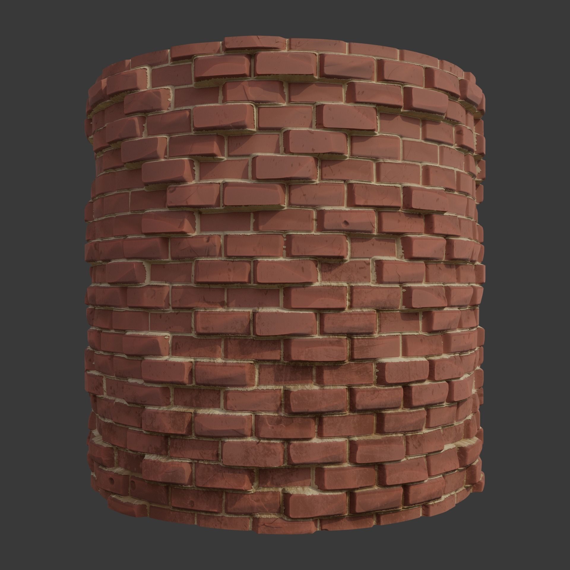 Texture Stylized Brick Wall 02 VR / AR / low-poly | CGTrader