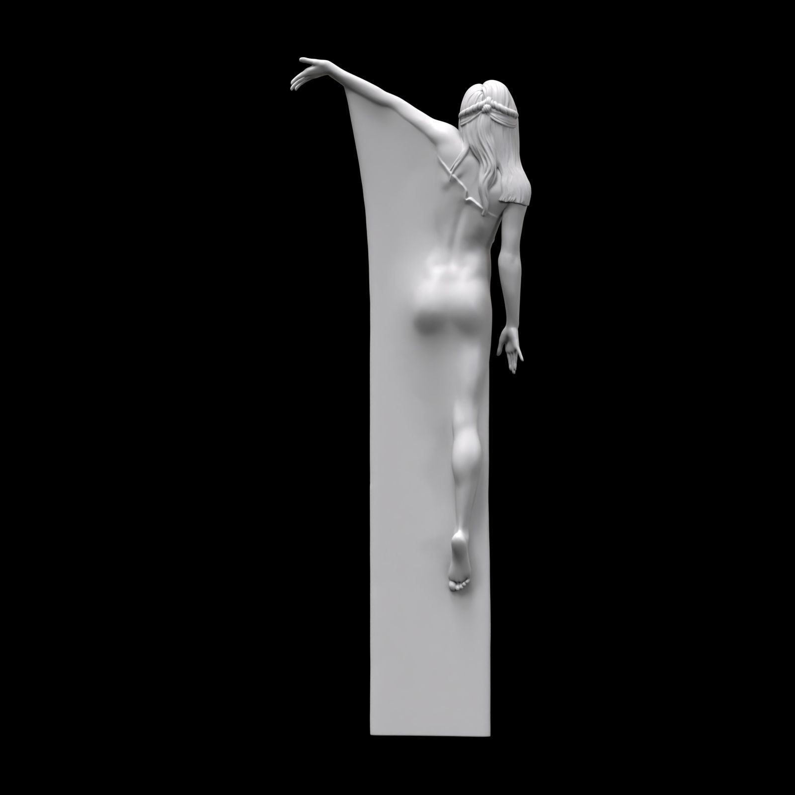 Seraphina sculpture 3D model 3D printable | CGTrader
