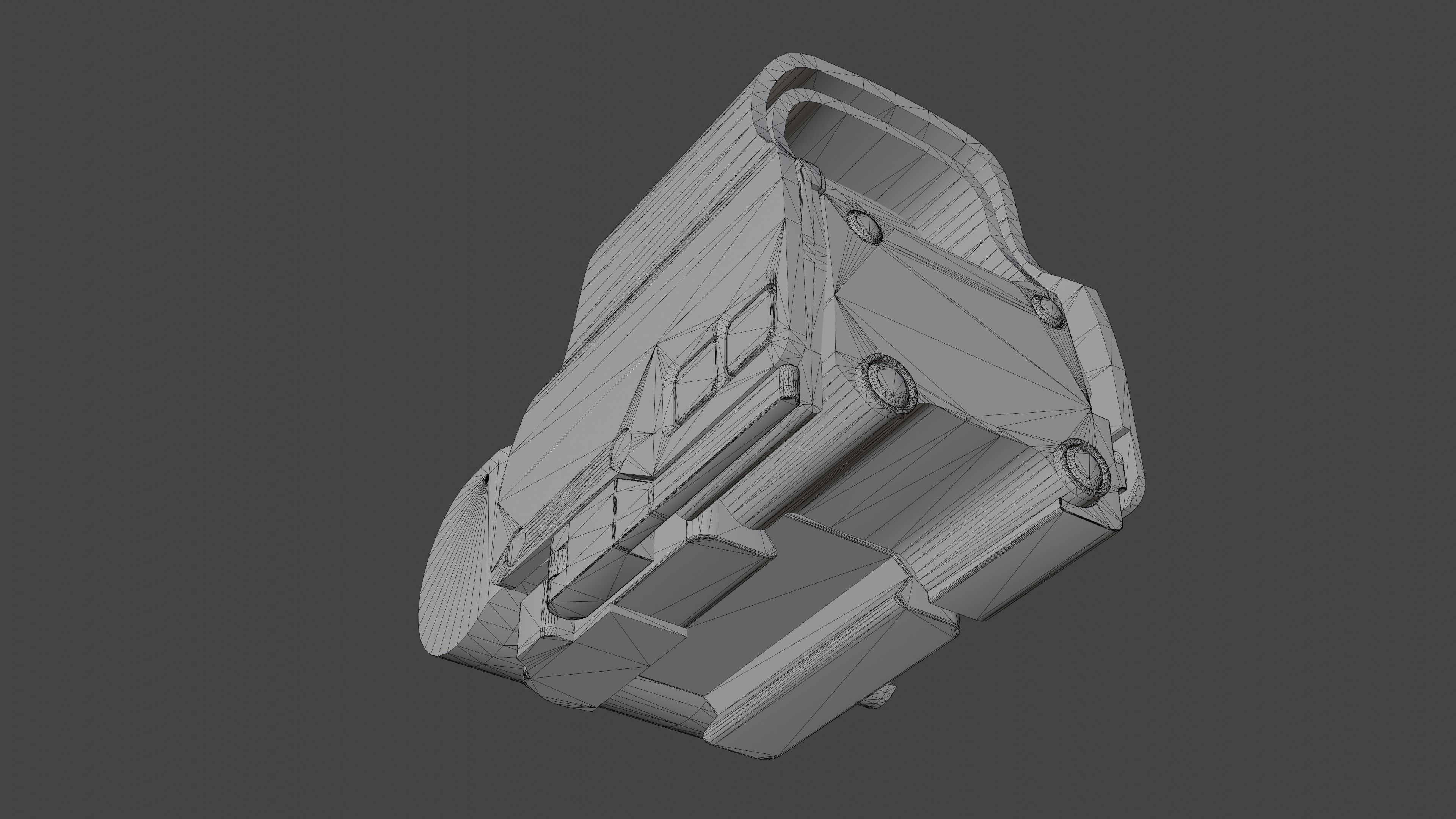 Holo Sight Scope Low-Poly free VR / AR / low-poly 3D model | CGTrader