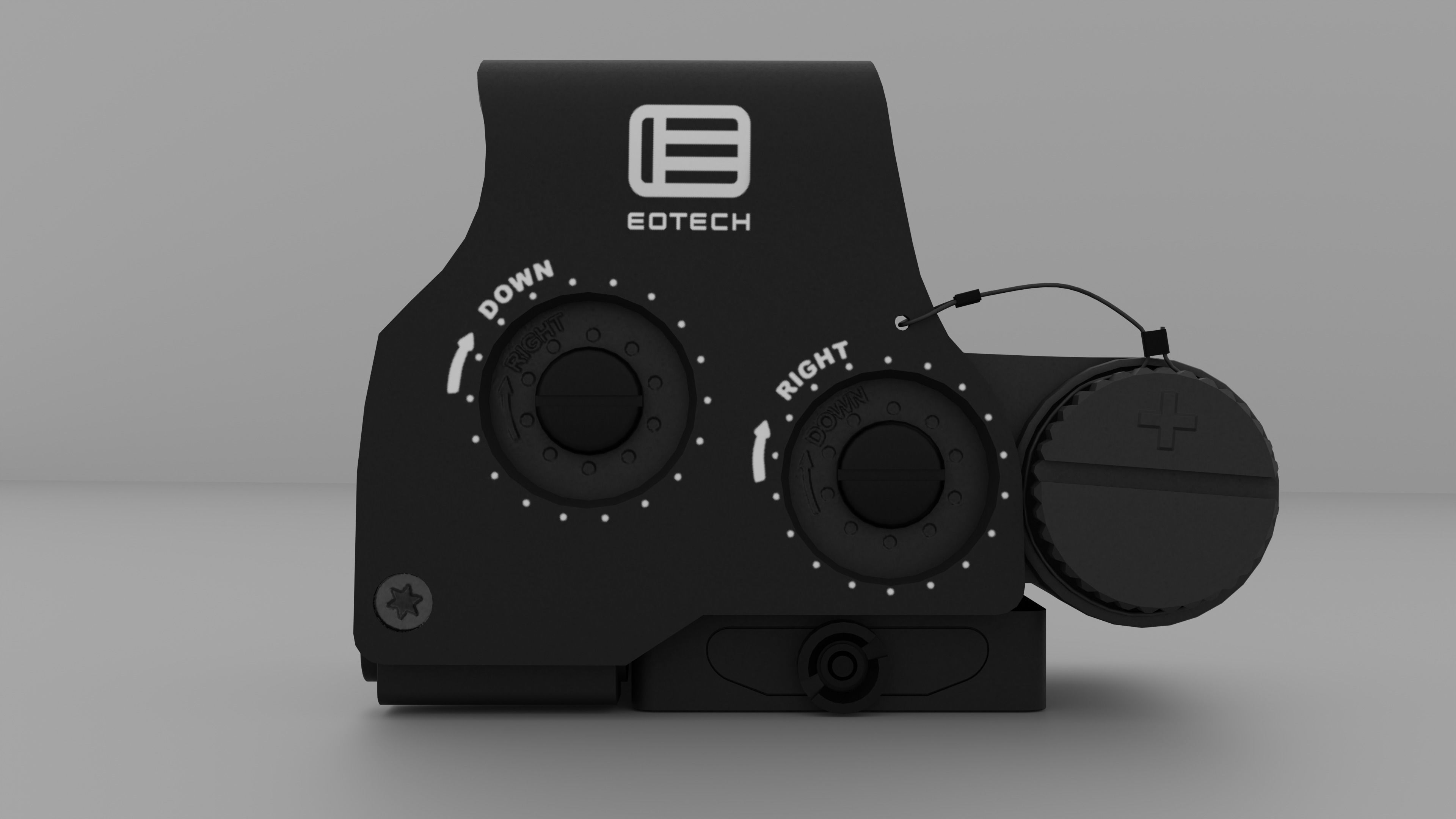 Holo Sight Scope Low-Poly free VR / AR / low-poly 3D model | CGTrader