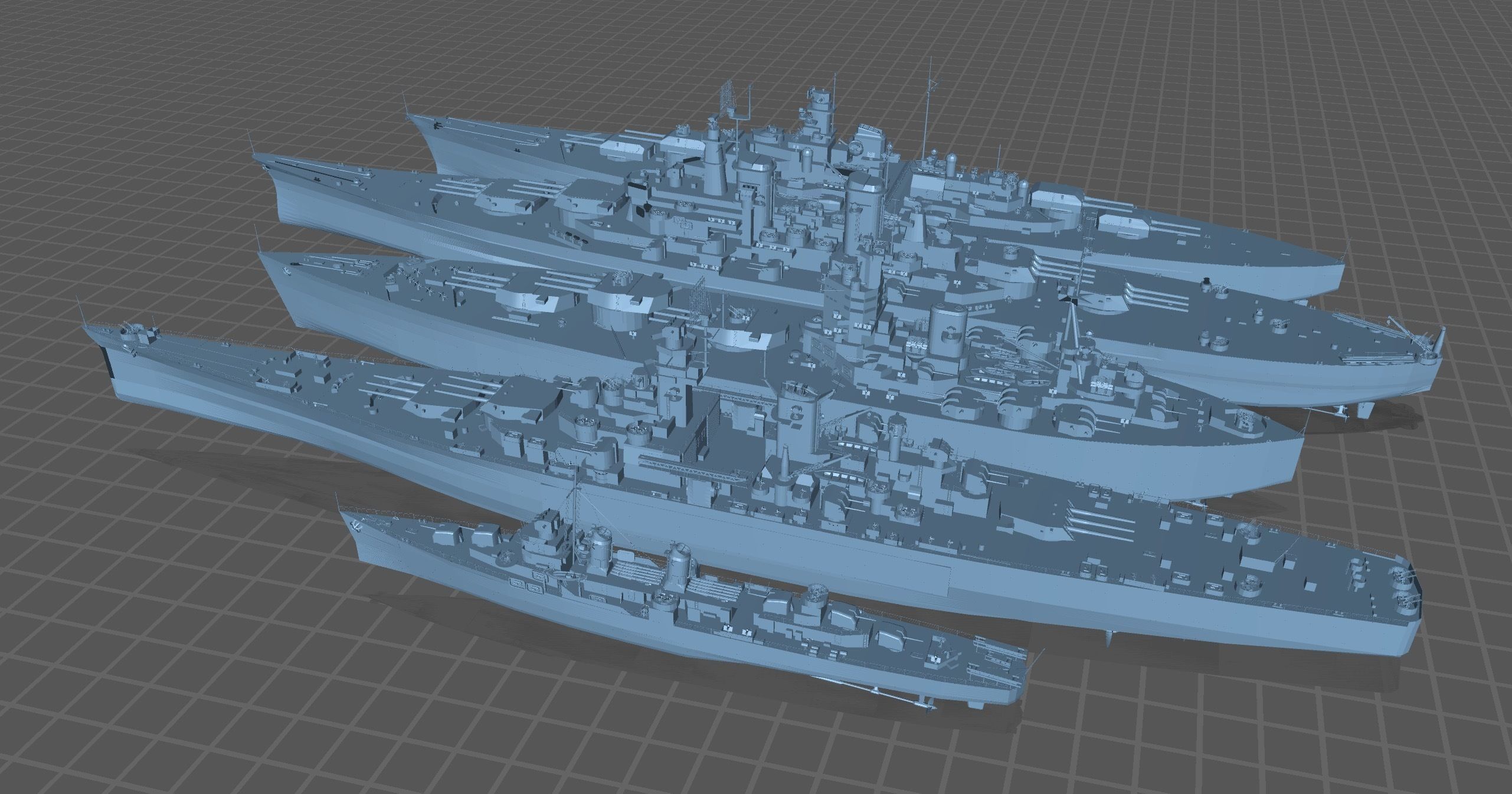 Tirpitz warship Model Nelson-class battleship warship Model 3D model 3D ...