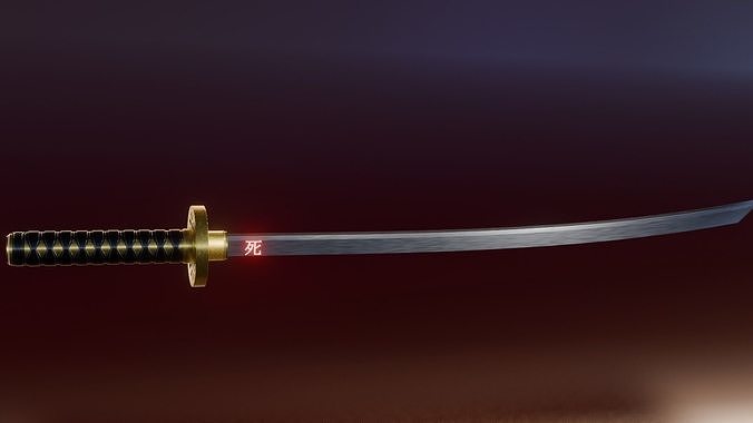 Simple Katana free 3D model | CGTrader