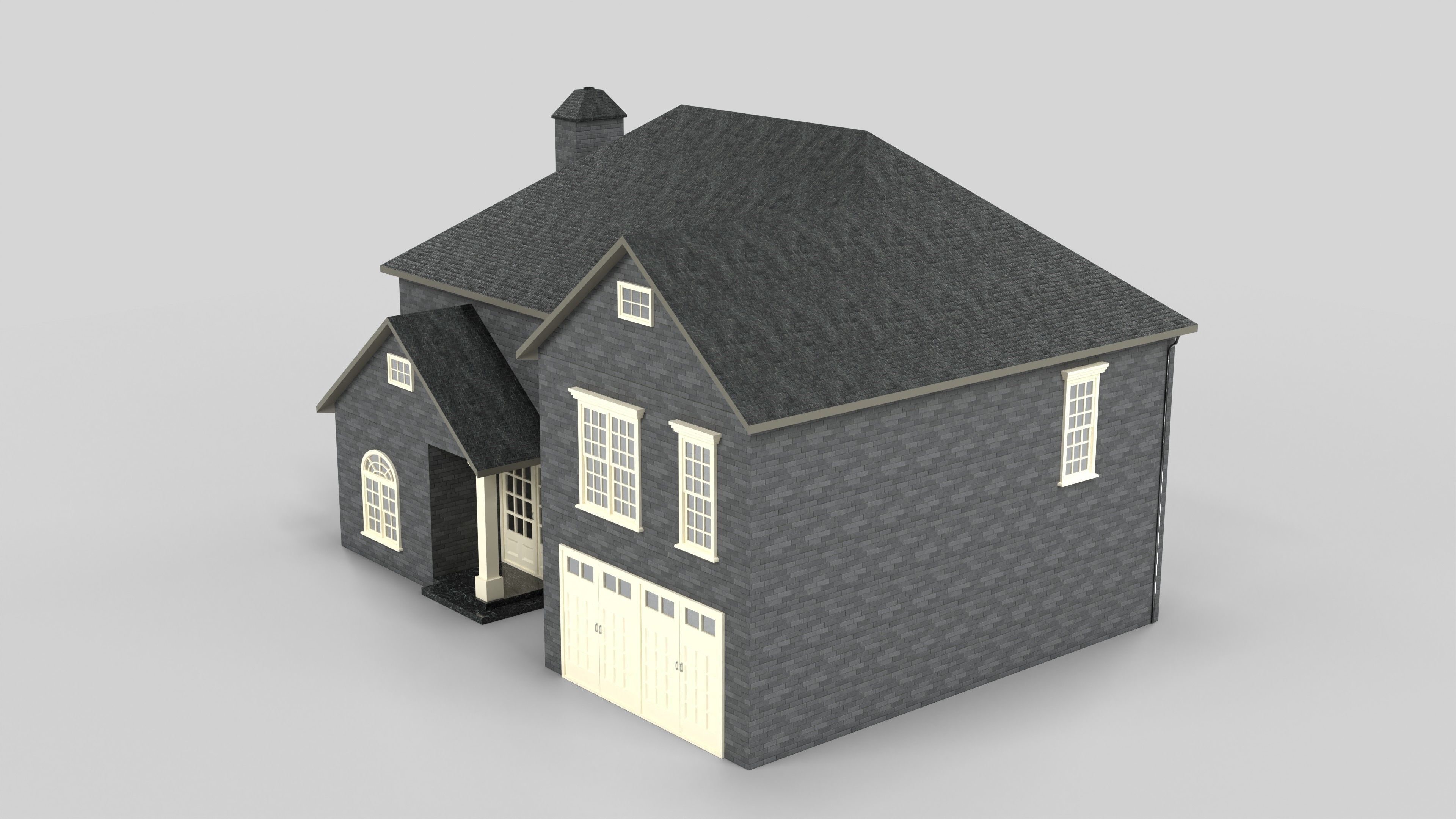 3D model Neighborhood House 12T1 VR / AR / low-poly | CGTrader