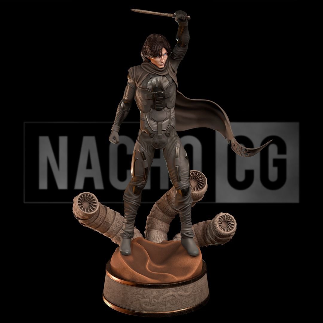 Fan art - Paul Muad Dib Atreides from Dune - Statue 3D model 3D ...
