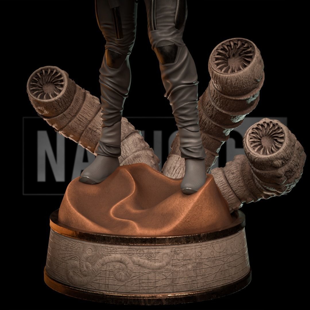 Fan art - Paul Muad Dib Atreides from Dune - Statue 3D model 3D ...