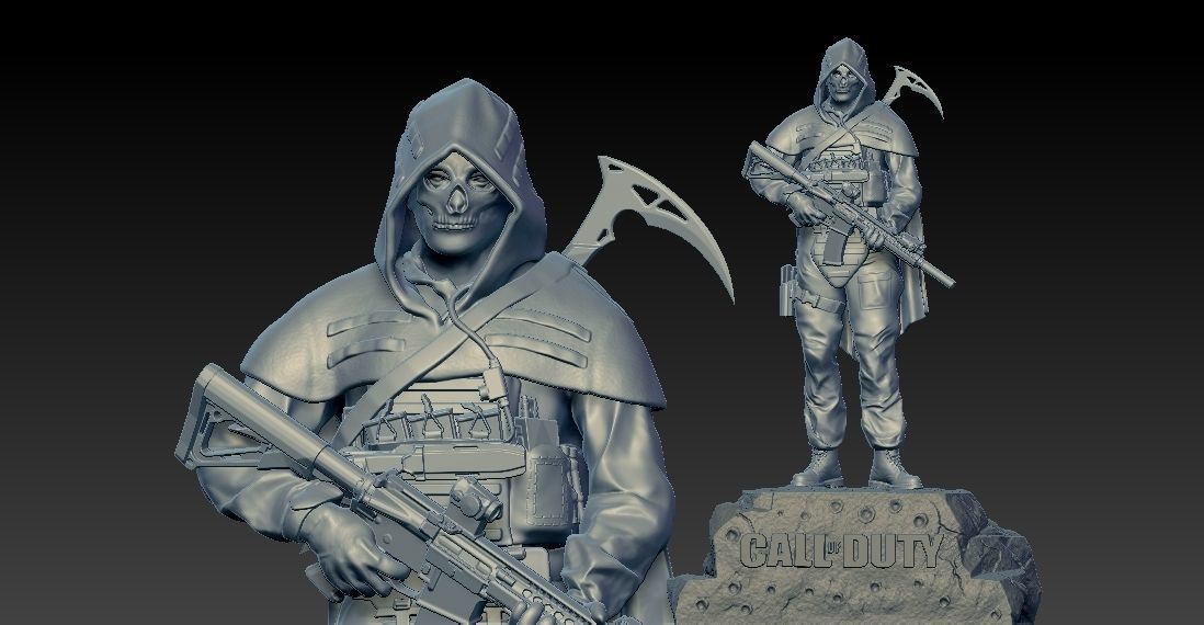 CALL OF DUTY - GHOST SOLDIER - 3D PRINT 3D model 3D printable | CGTrader
