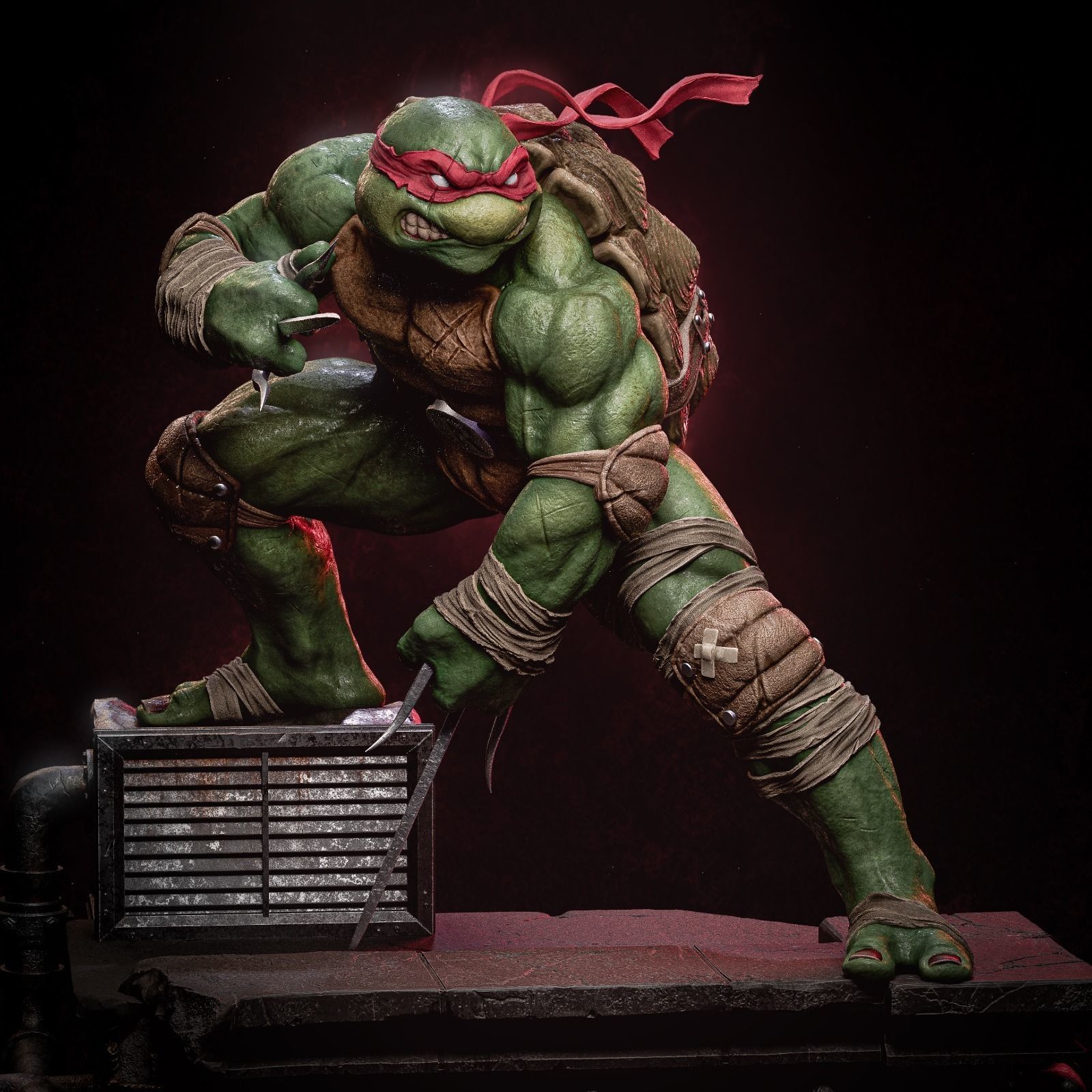 TMNT Diorama 3D Print 3D model 3D printable | CGTrader