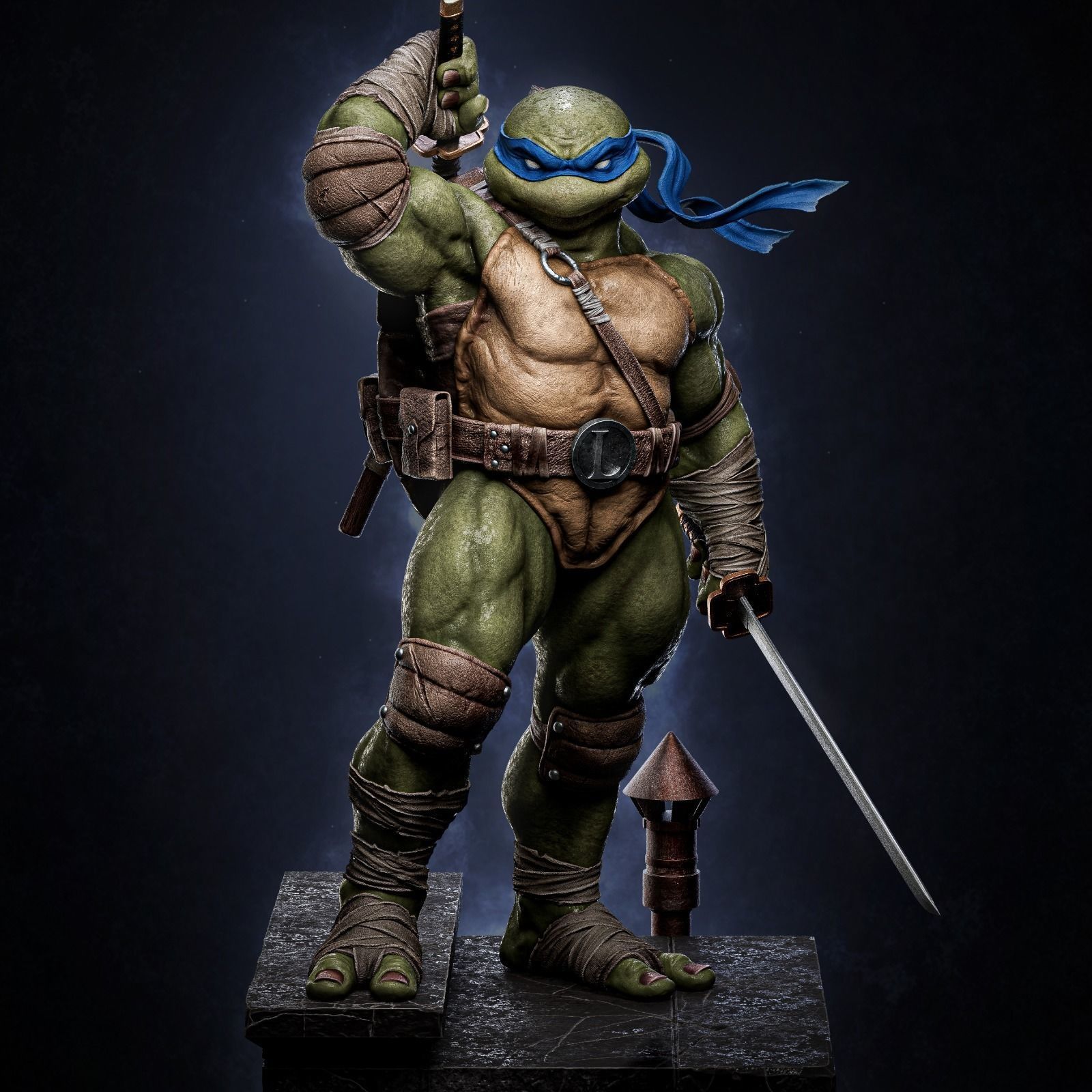 TMNT Diorama 3D Print 3D model 3D printable | CGTrader