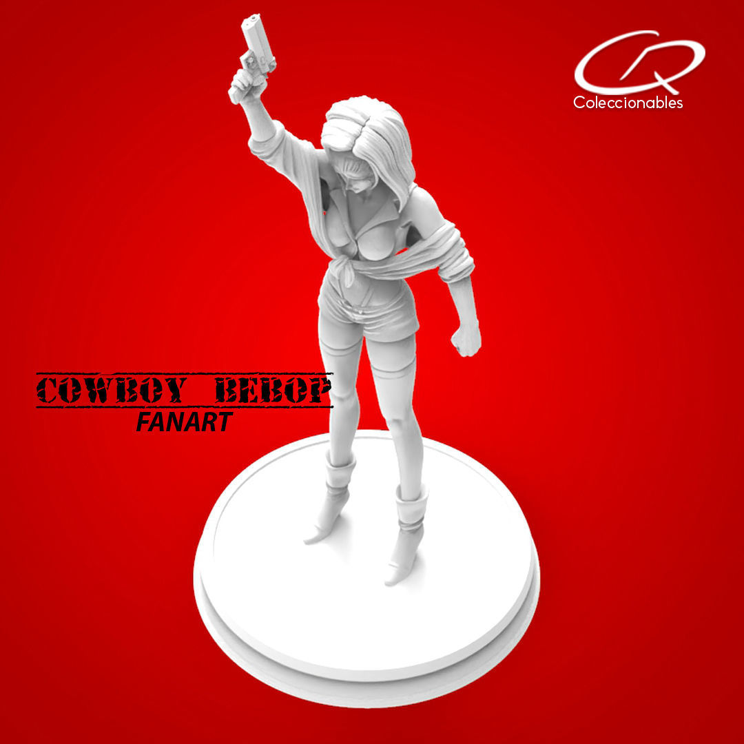 Cowboy Bebop Vol 2 - Faye Full figure 3D model 3D printable | CGTrader