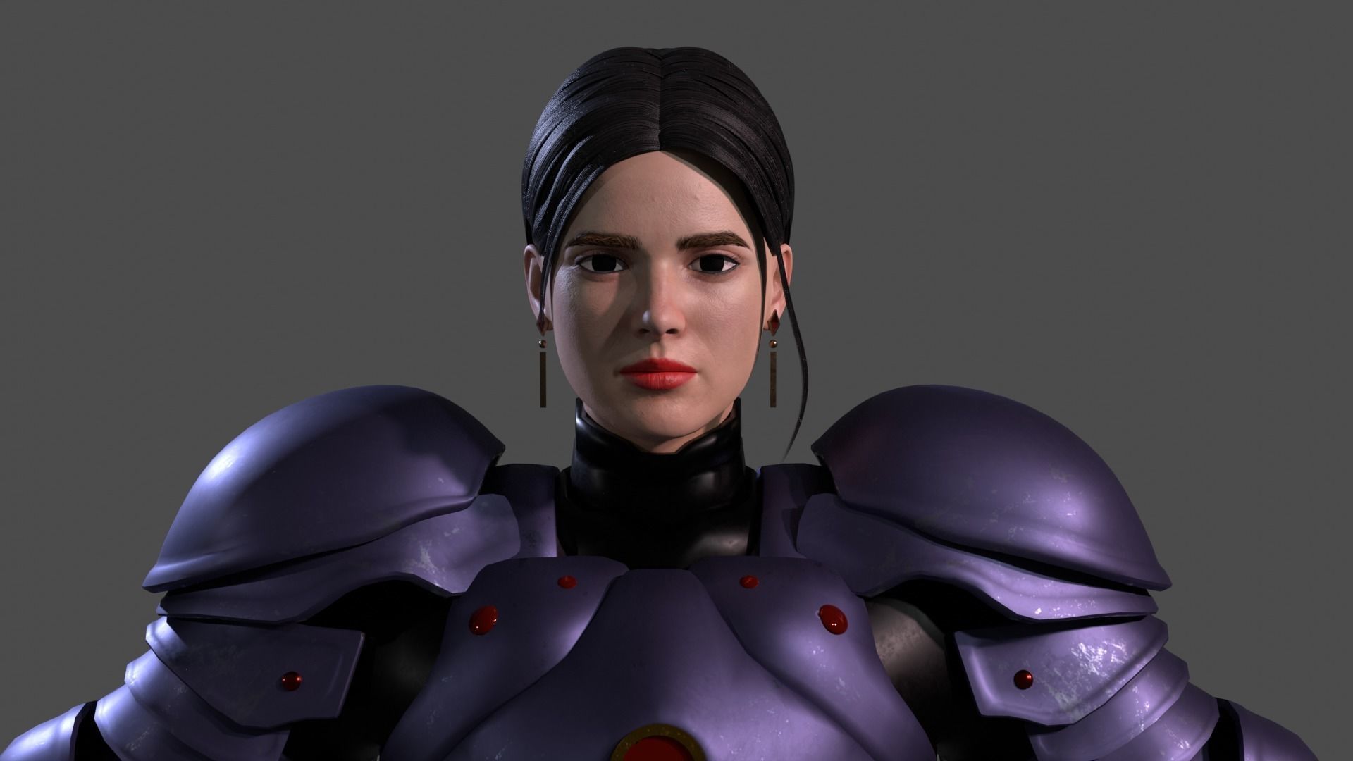 Knight Girl Laura UNREAL ENGINE 5 3D model rigged | CGTrader
