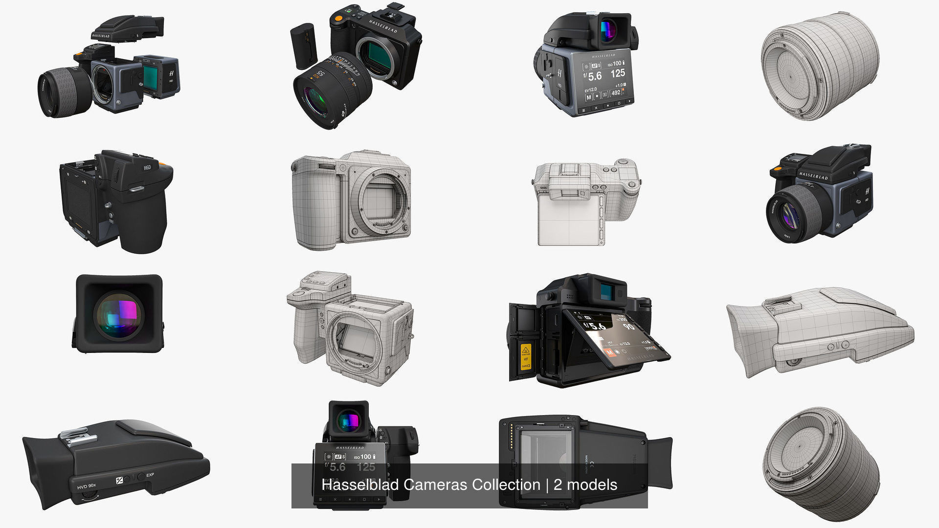 Hasselblad Cameras Collection | CGTrader