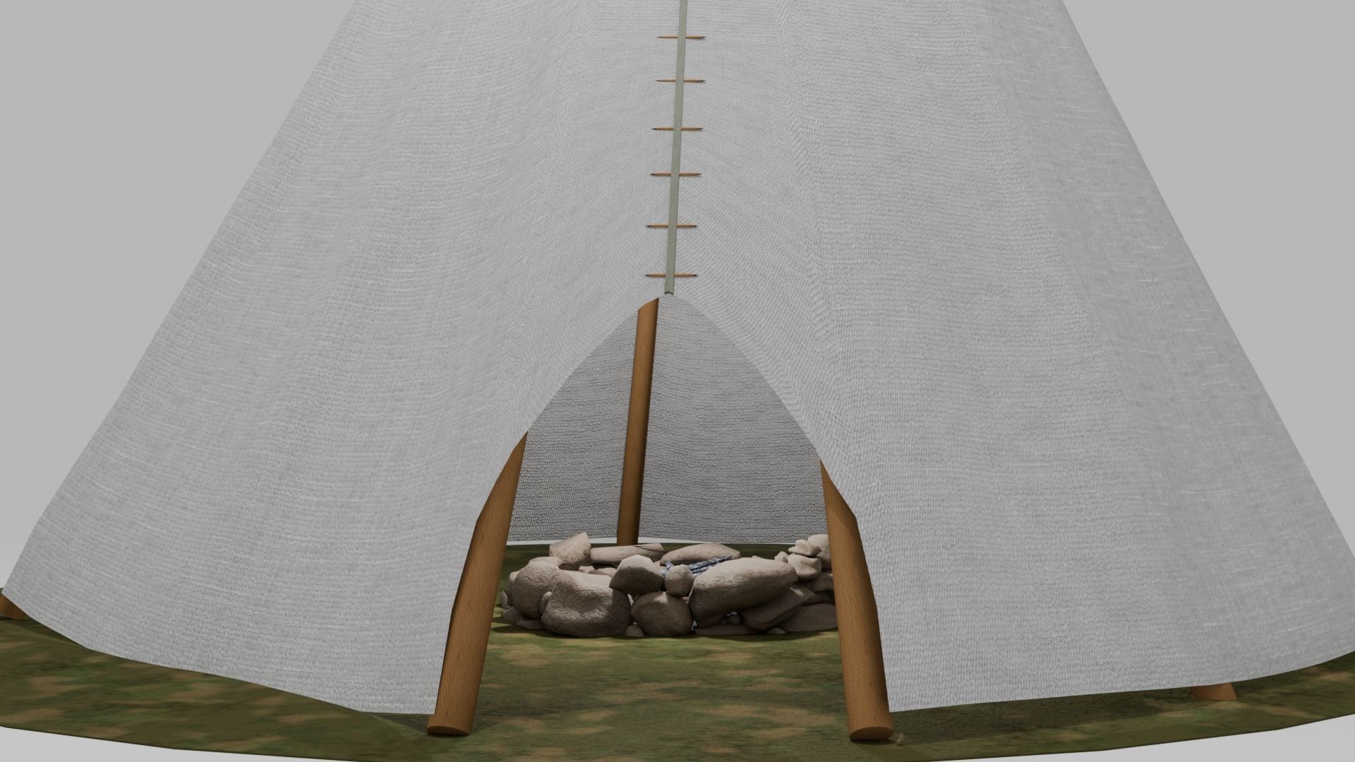 Teepee 3D model | CGTrader