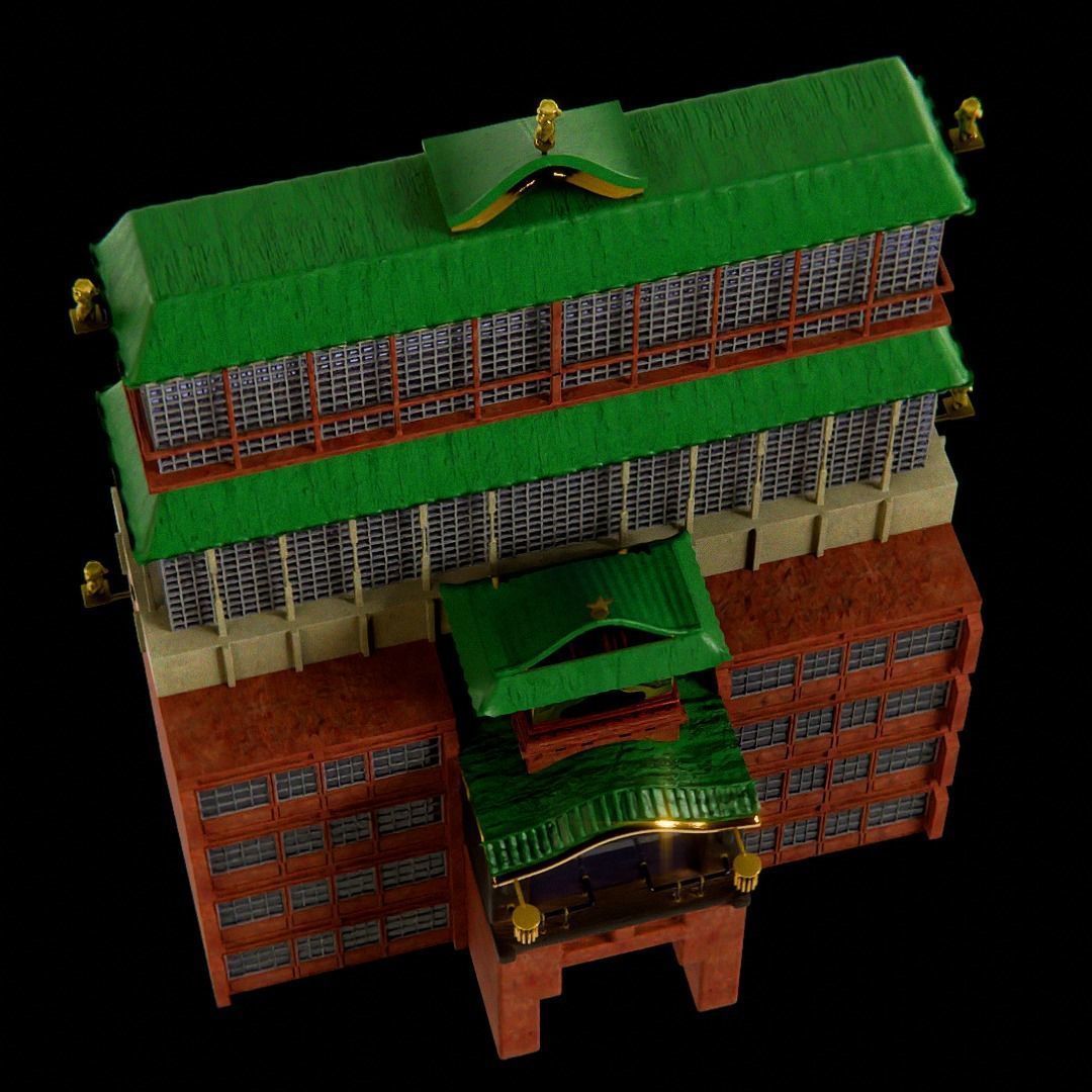 Japanese Martial Arts Dojo Exterior 3D model | CGTrader