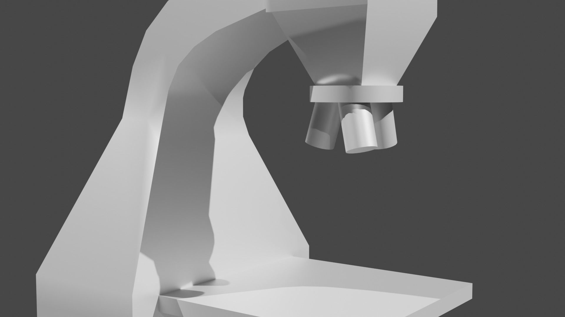 Biology Microscope free VR / AR / low-poly 3D model | CGTrader